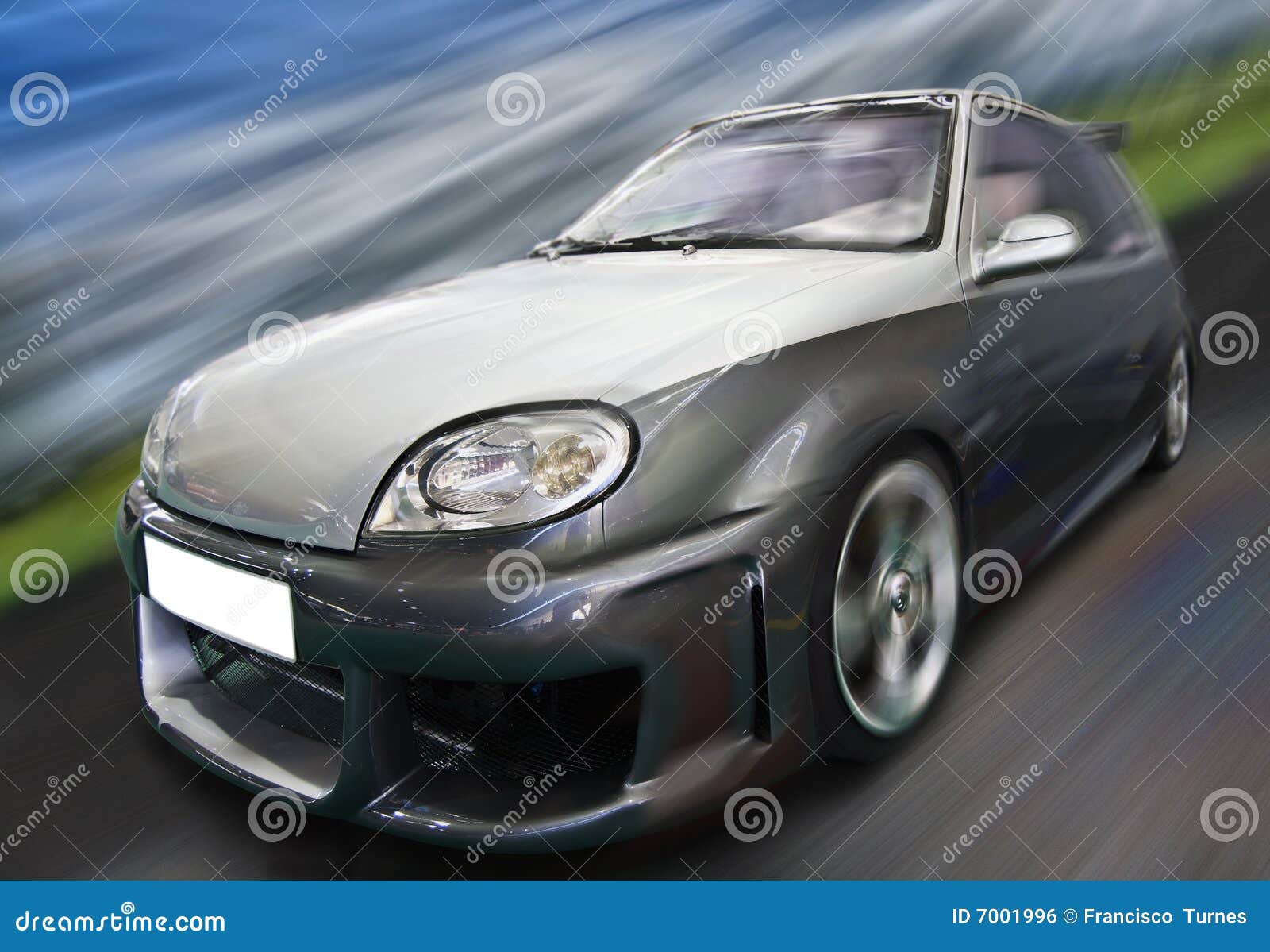 Fast car stock photo. Image of fast, light, drive, coupe - 7001996