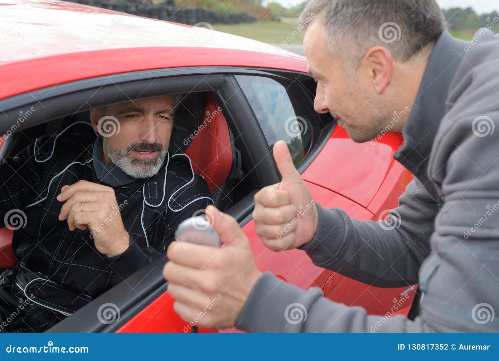 Fast Car Driver in Competition Stock Photo - Image of destination ...