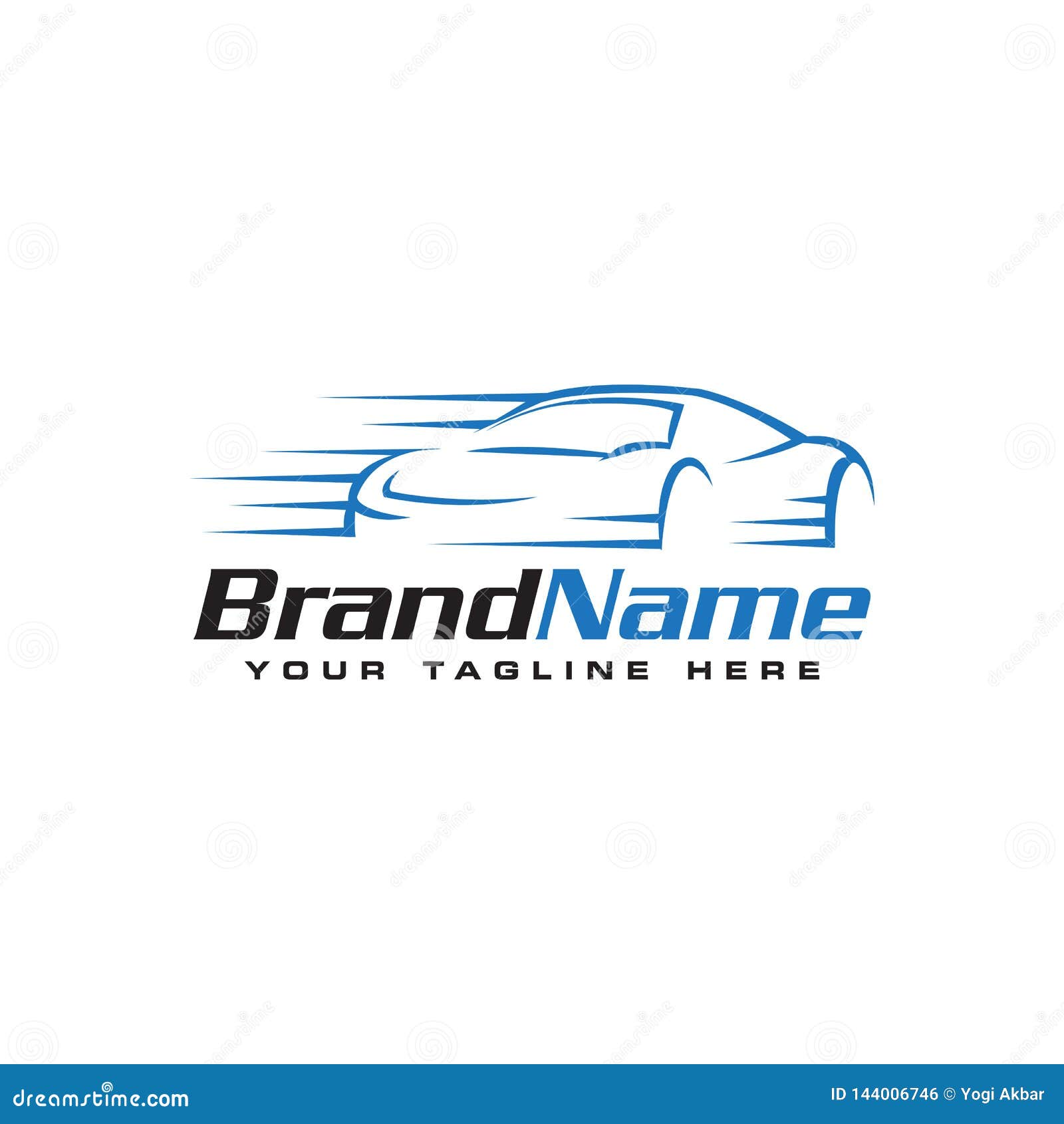 Fast Car Logo Automotive Logo Template Stock Vector - Illustration of ...