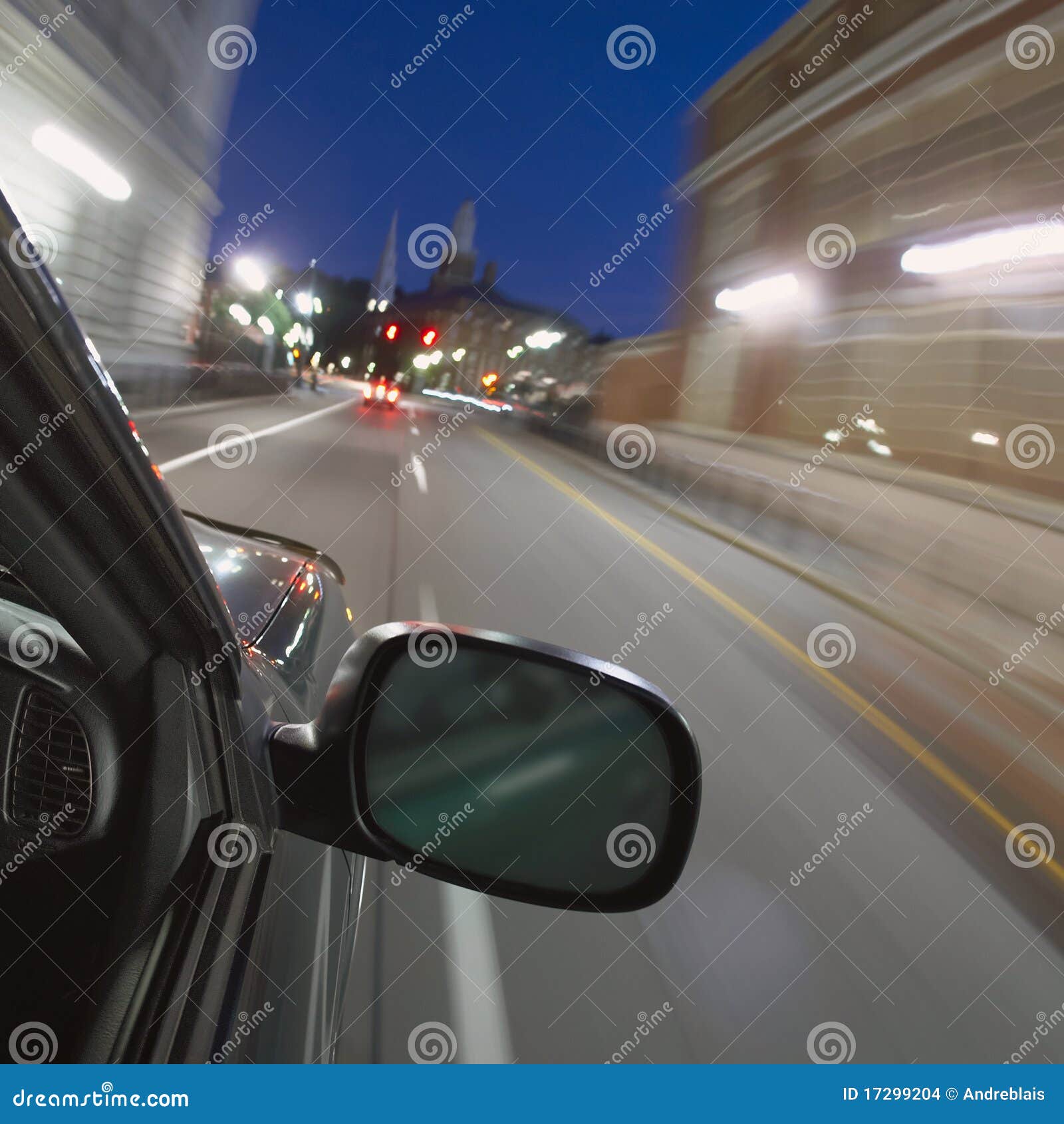 Fast car moving stock photo. Image of fast, night, blue - 17299204