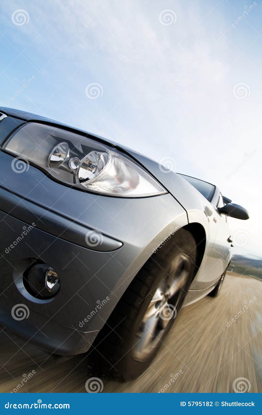 Fast Car Moving with Motion Blur Stock Photo - Image of attractive ...