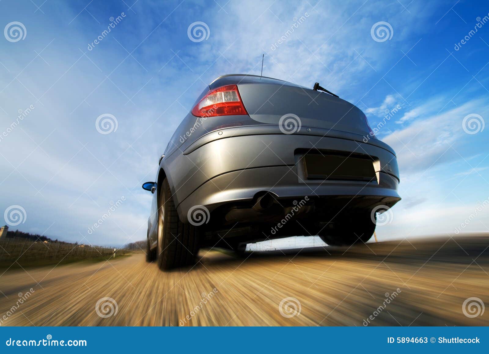 Fast Car Moving with Motion Blur Stock Image - Image of power, highway ...