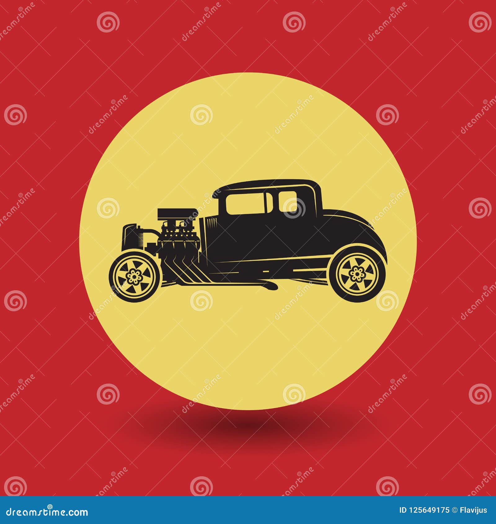 Fast car symbol stock vector. Illustration of speed - 125649175
