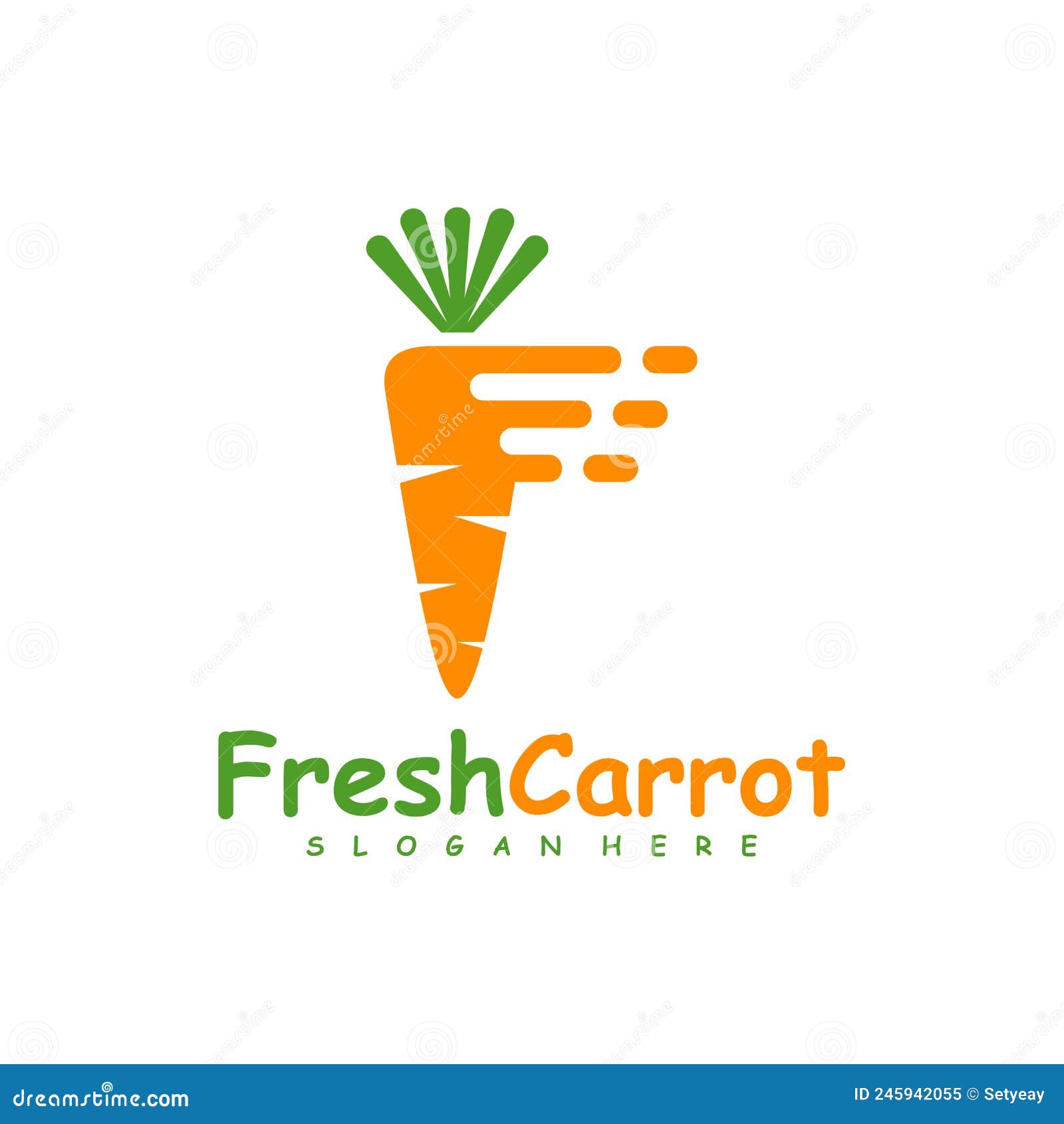 Fast Carrot Logo Design Vector, Creative Carrot Logo Design Template ...