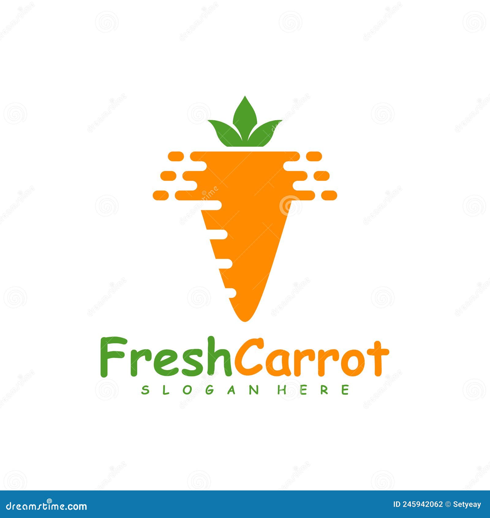 Fast Carrot Logo Design Vector, Creative Carrot Logo Design Template ...