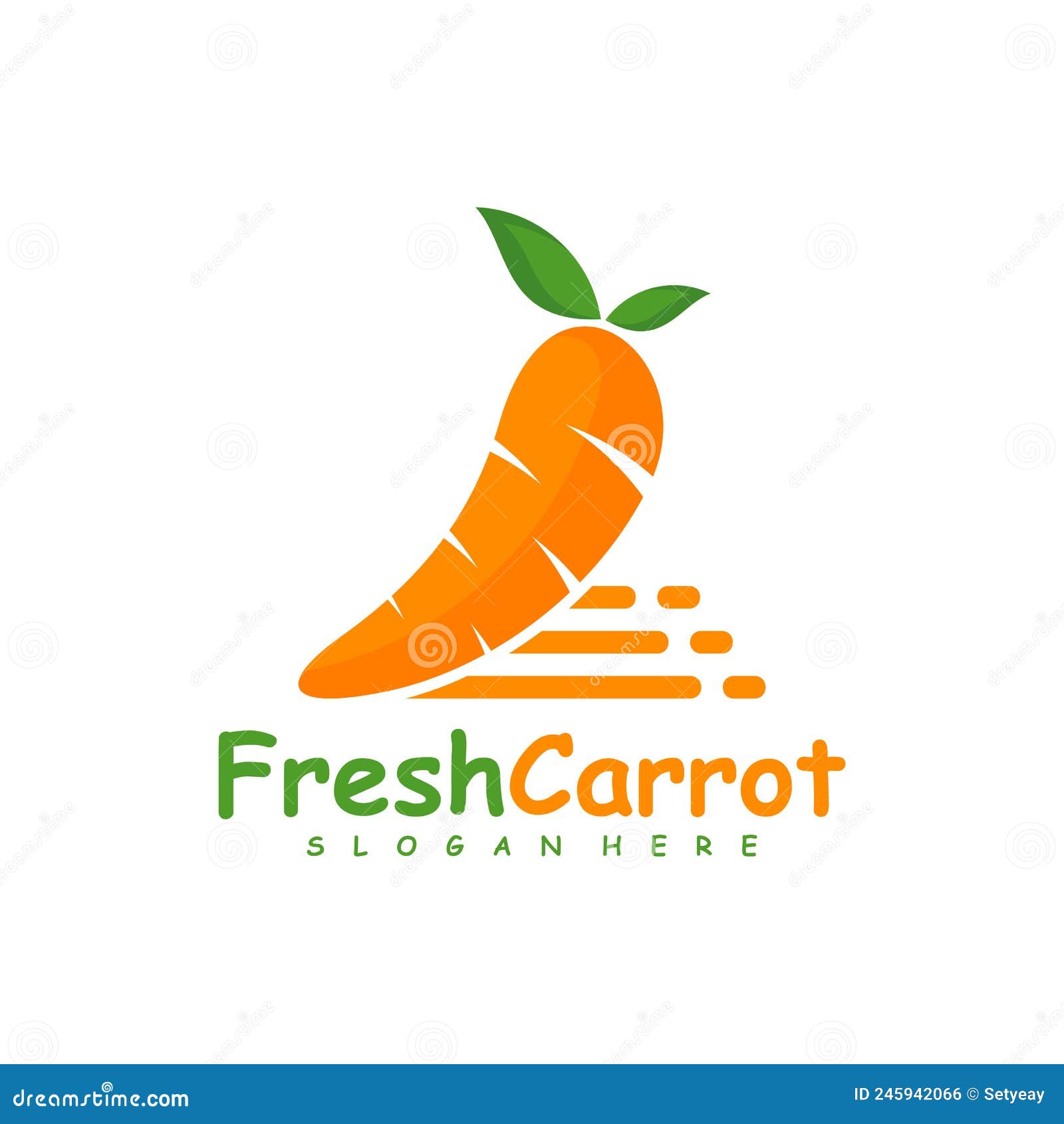 Fast Carrot Logo Design Vector, Creative Carrot Logo Design Template ...