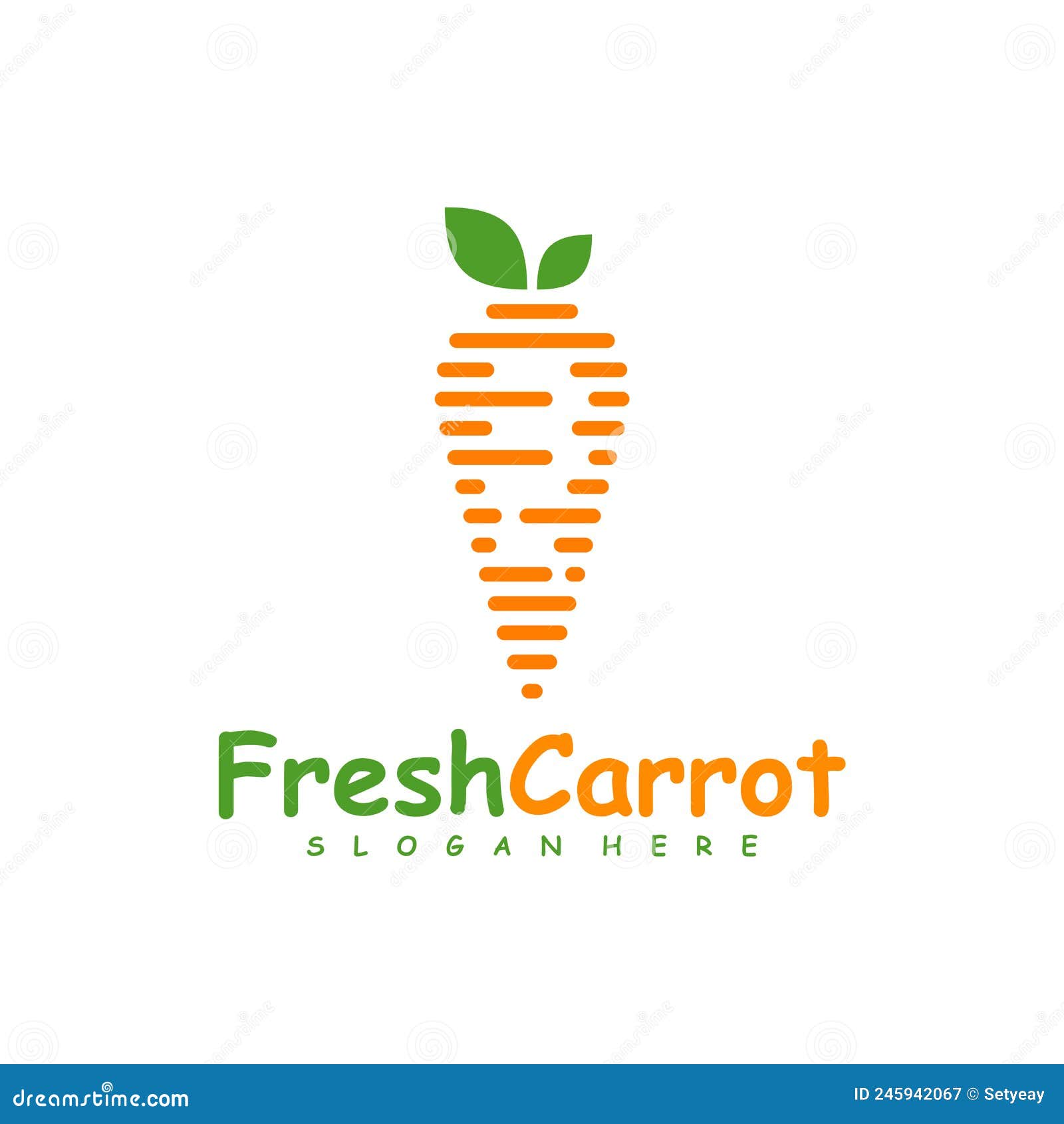 Fast Carrot Logo Design Vector, Creative Carrot Logo Design Template ...