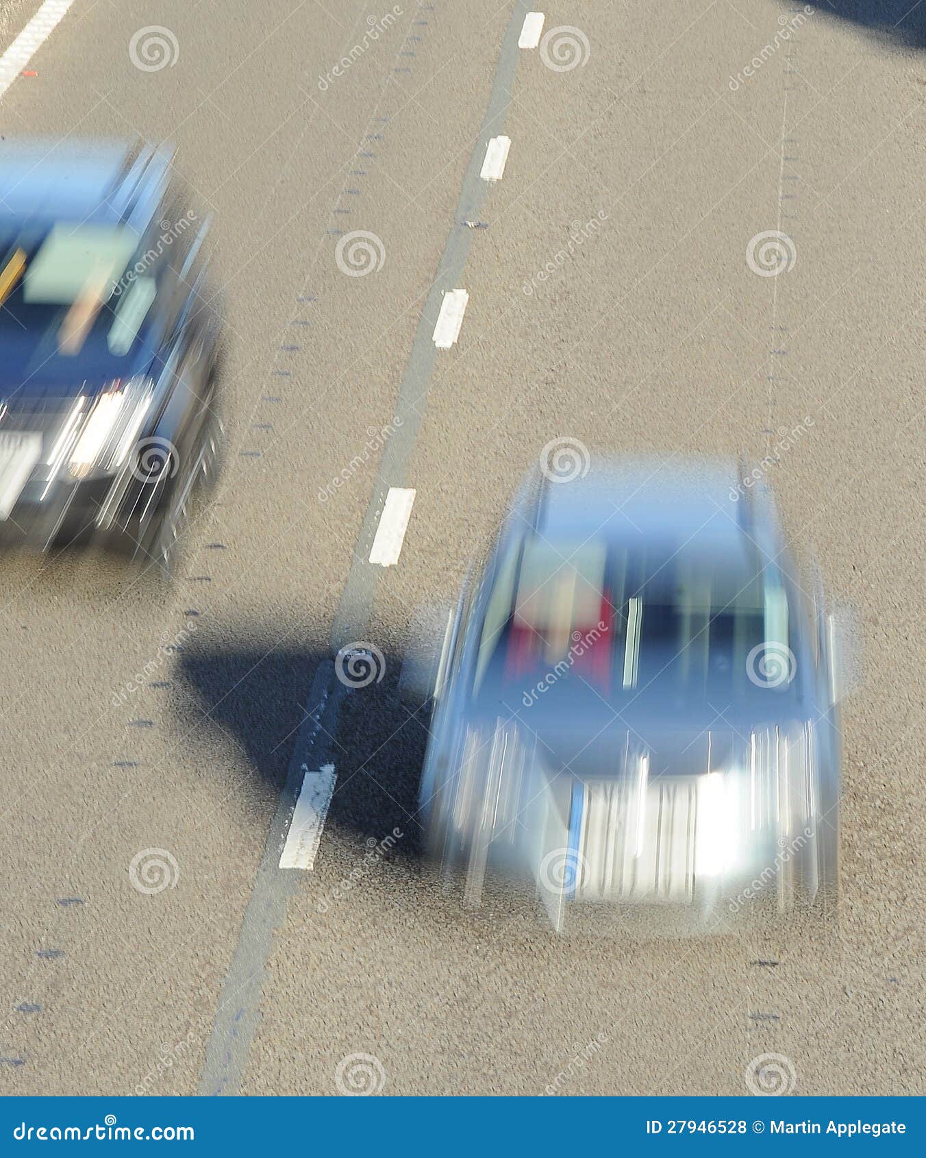 Cars Driving On Bridge Roads Shaped Curve Highways With Skyscraper ...