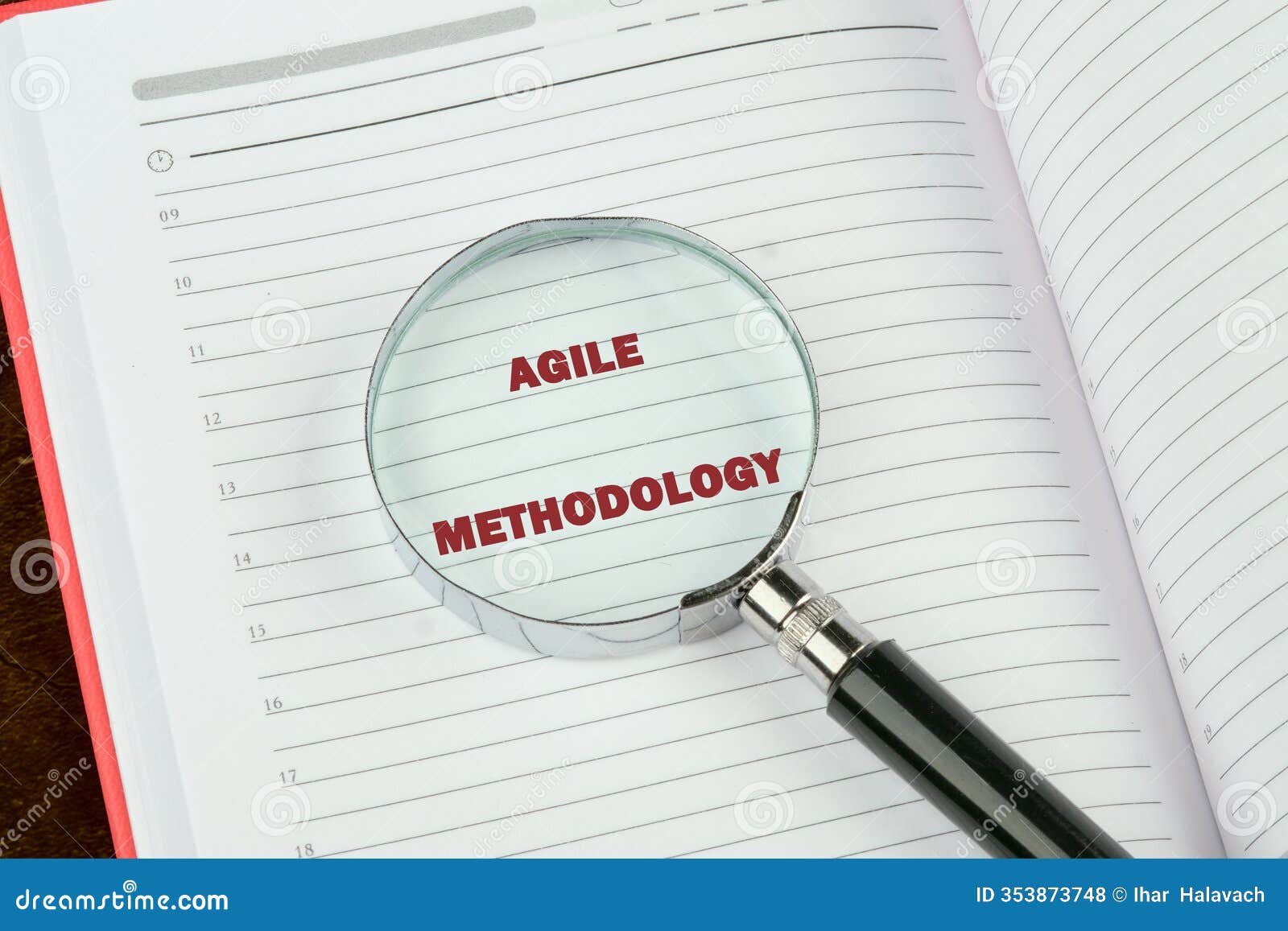 Fast Changes Concept. AGILE METHODOLOGY In A Notebook On A Purple ...