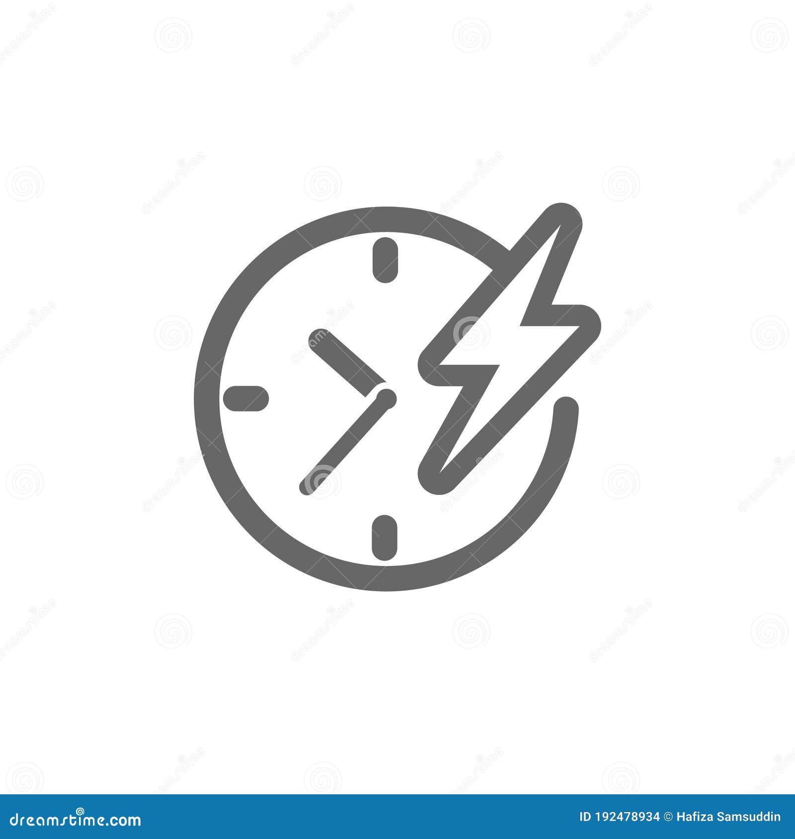 Fast Charge Icon. Vector Illustration Decorative Design Stock Vector ...