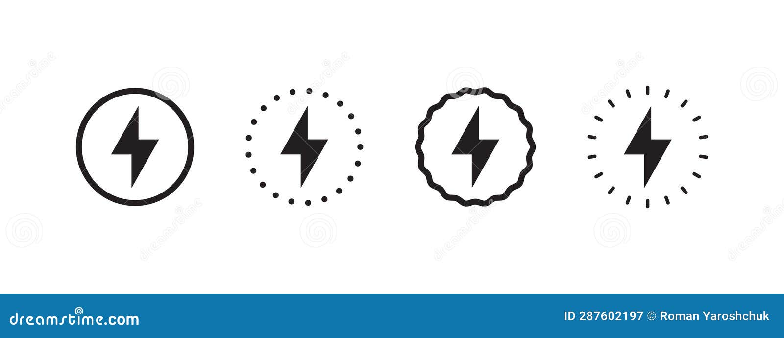 Fast Charge Symbols. Wireless Charging Icons. Battery Charge Level ...