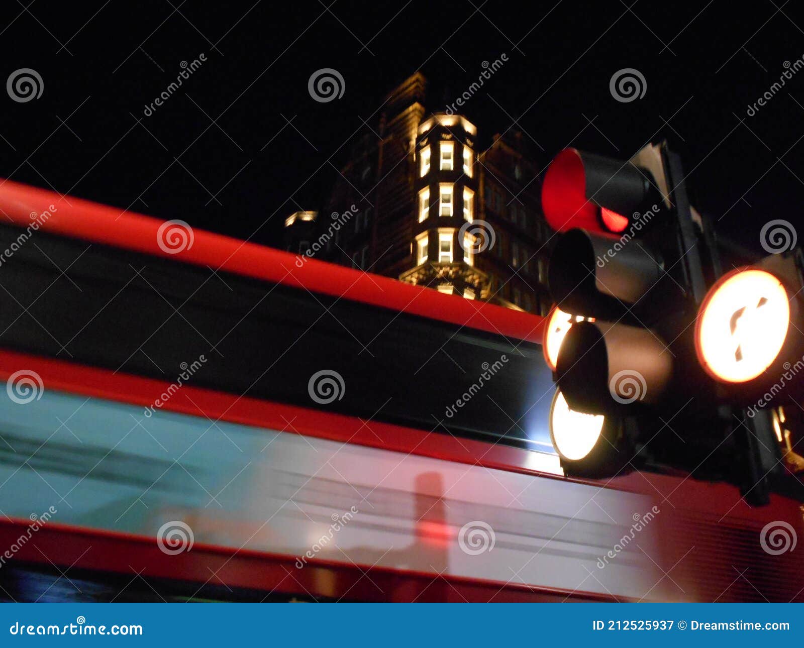 Fast city lights stock image. Image of night, light - 212525937