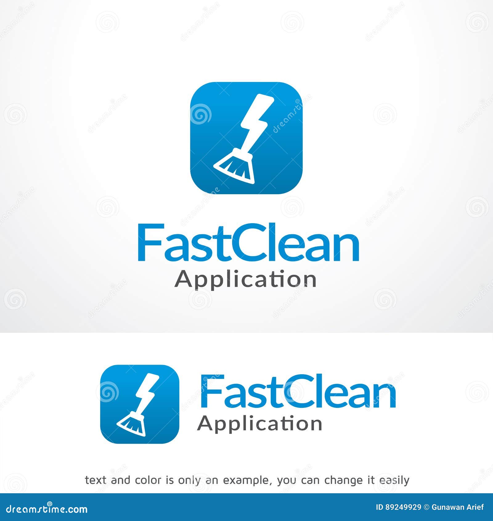 Fast Clean Logo Template Design Vector, Emblem, Design Concept ...