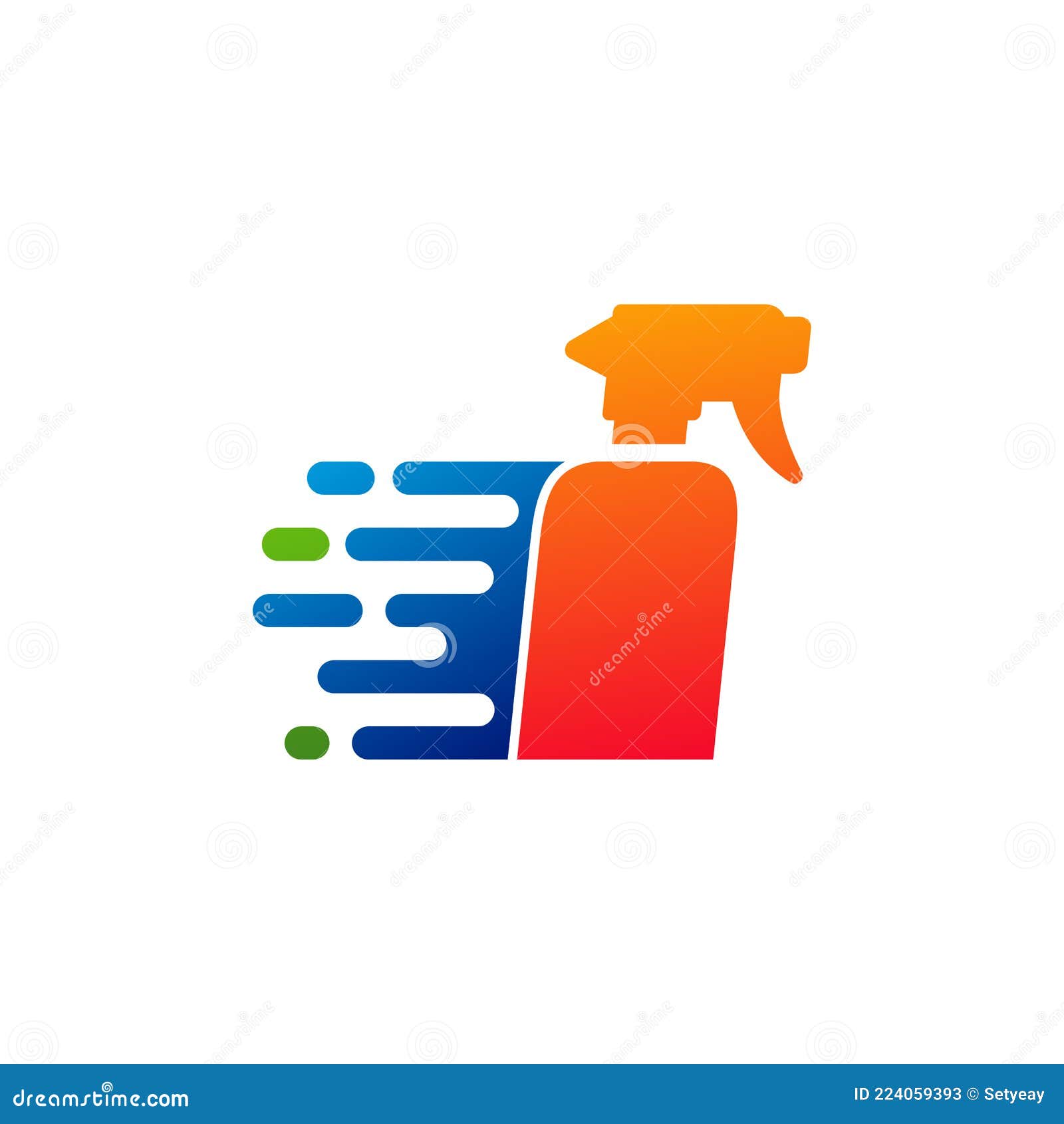 Fast Clean Logo Vector Template, Creative Clean Logo Design Concepts ...