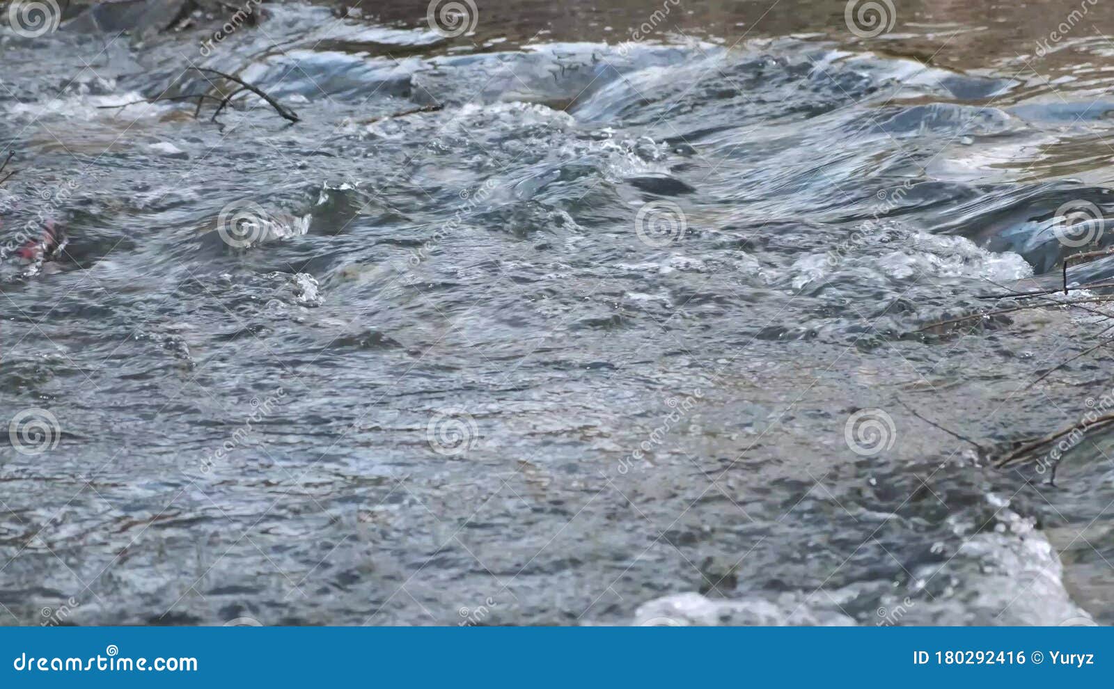 Fast water stream stock footage. Video of background - 180292416