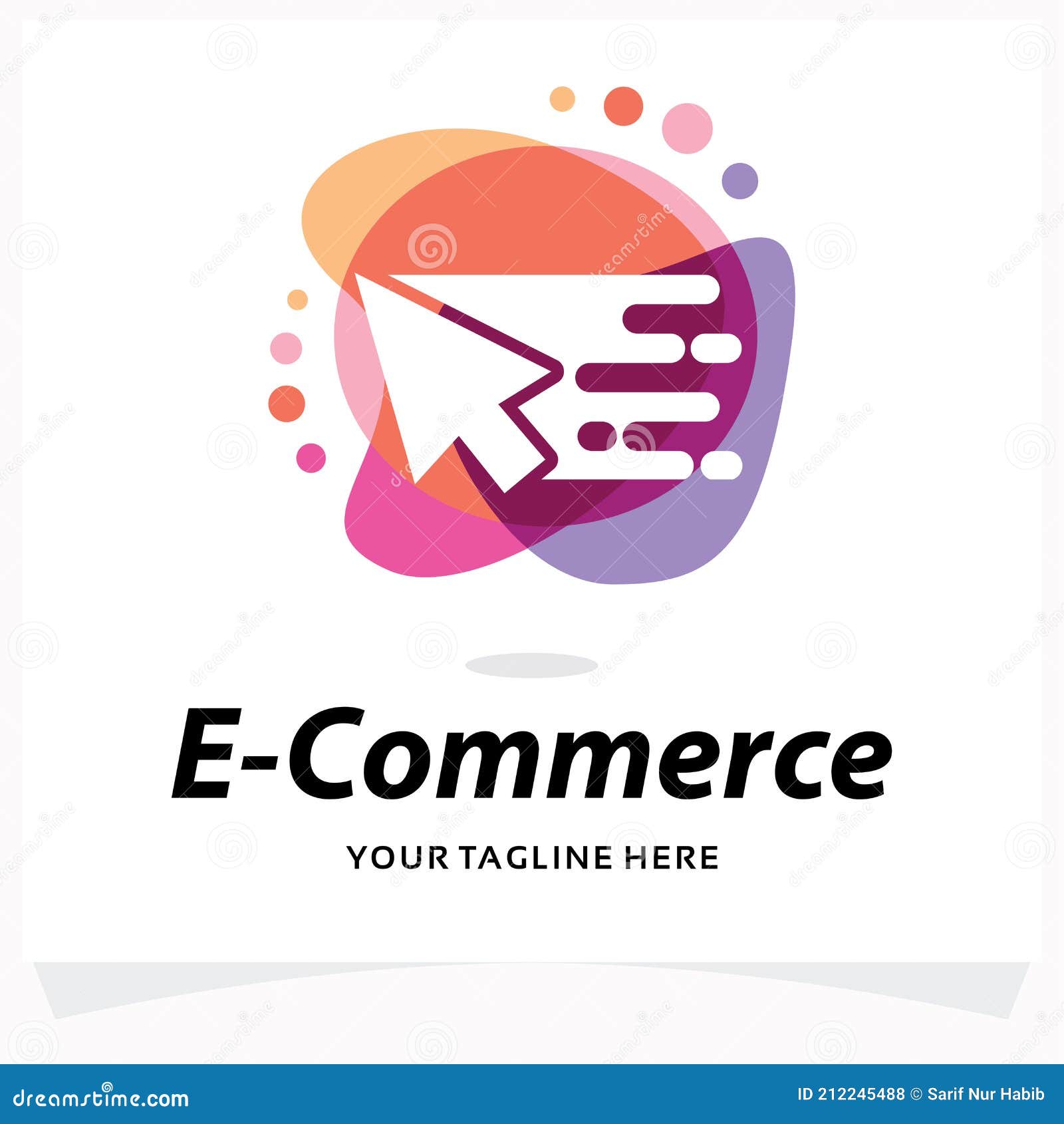 Fast Click Logo Template Design Template Stock Vector - Illustration of ...