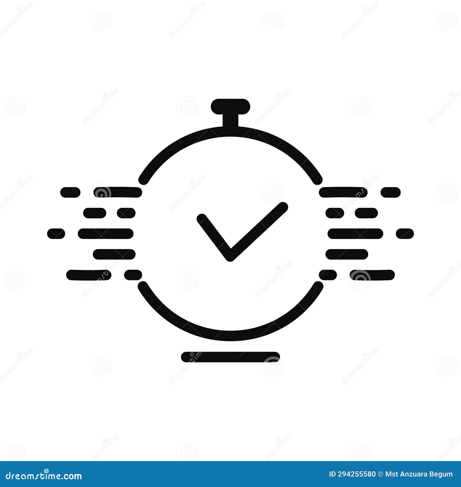 Fast Clock Vector Icon, Fast Service Icon, Quick and Speedy Face Clock ...