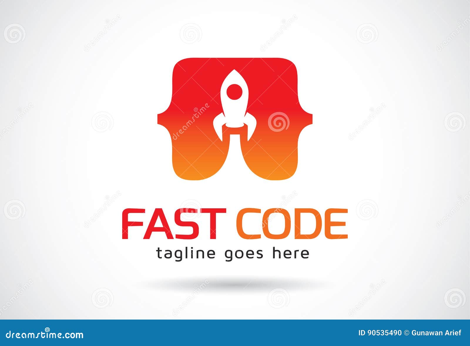 Fast Code Logo Template Design Vector, Emblem, Design Concept, Creative ...