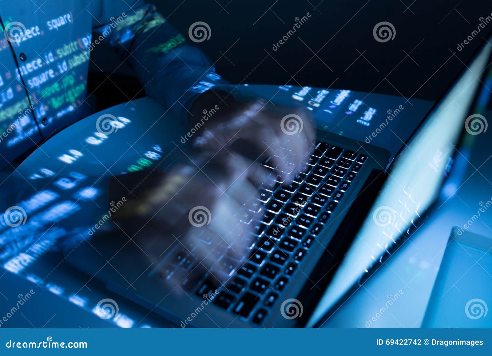 Fast coding stock photo. Image of fingers, data, technology - 69422742