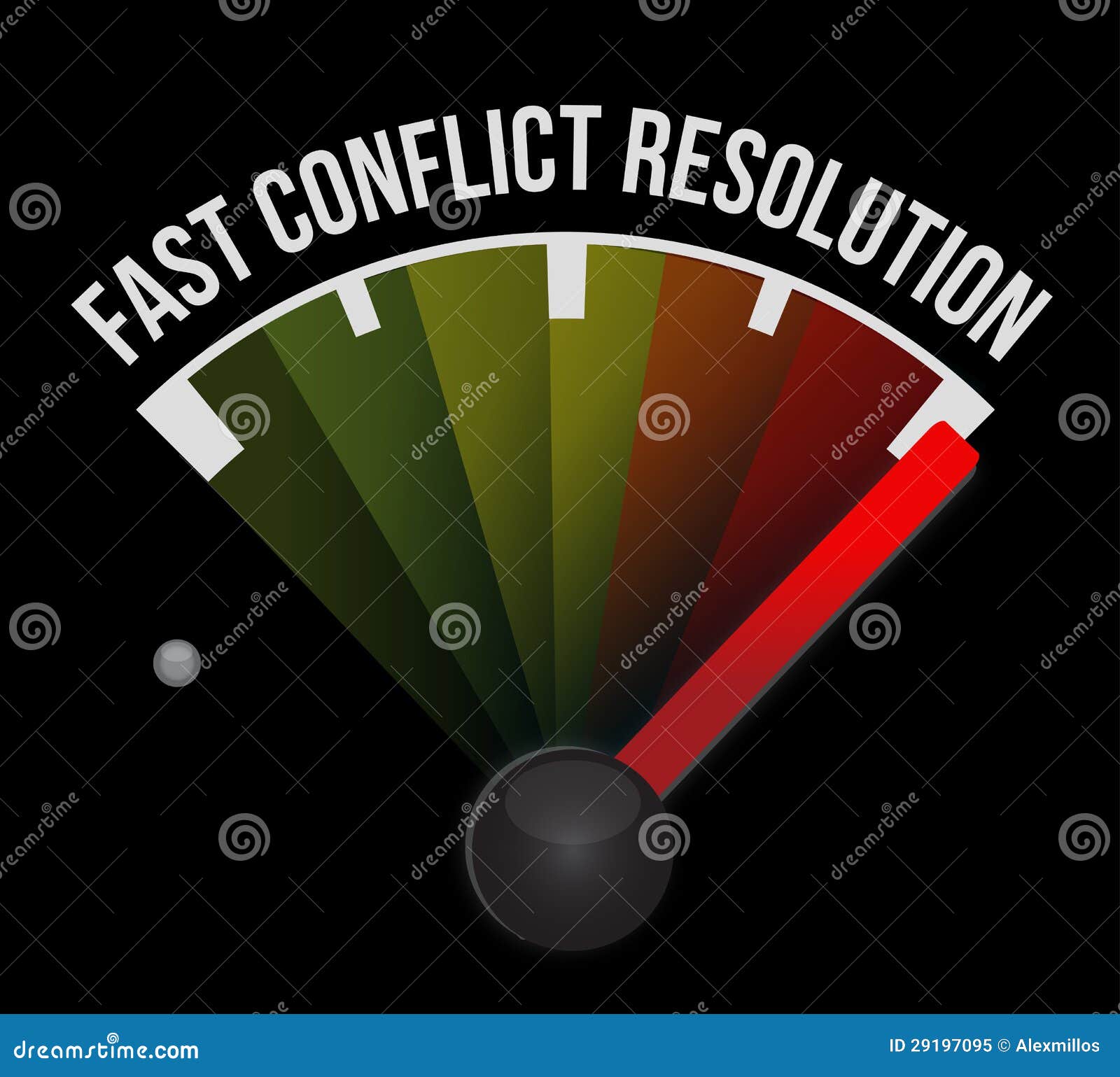 Fast conflict resolution stock illustration. Illustration of shining ...