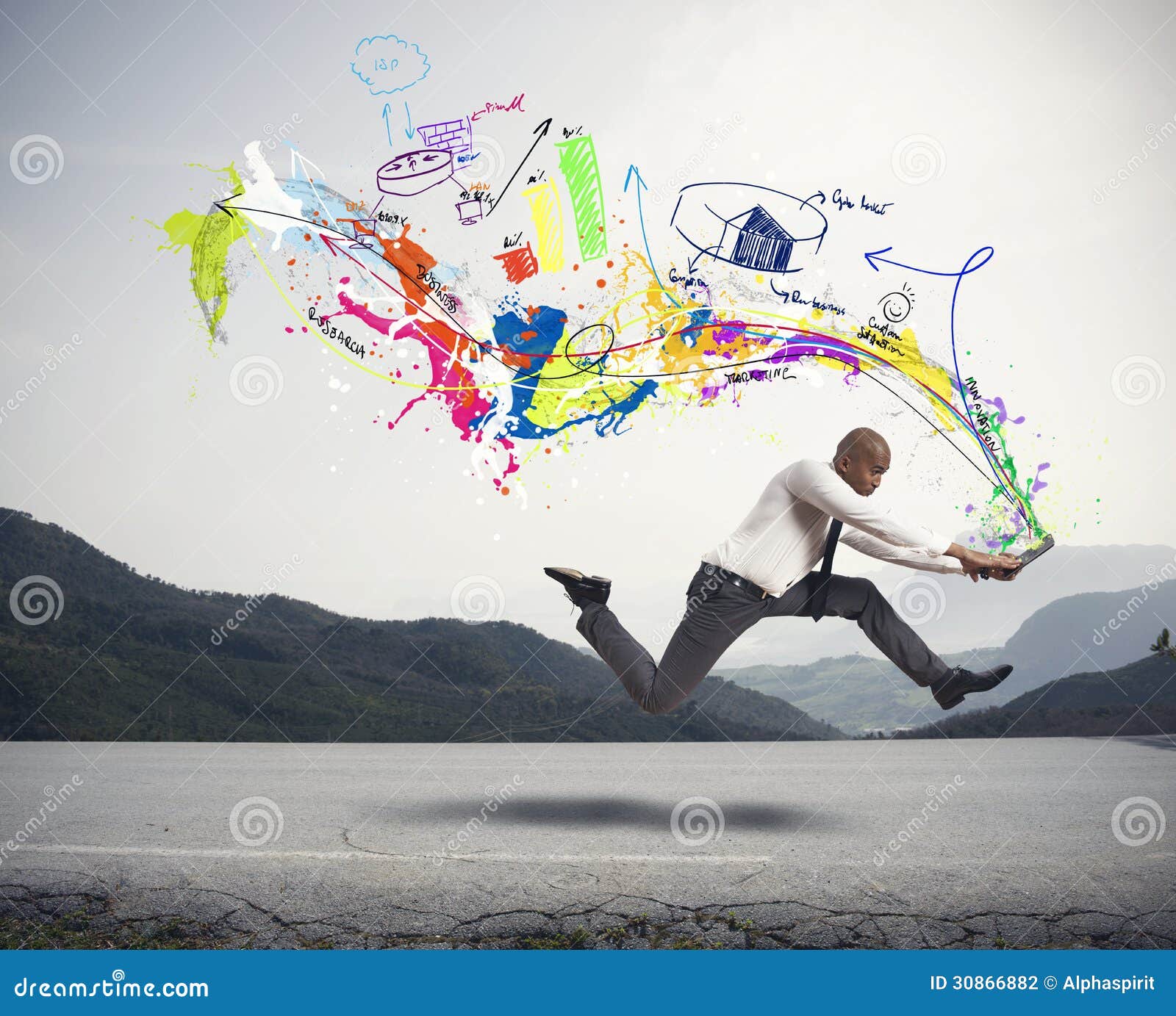 Fast creative business stock photo. Image of document - 30866882