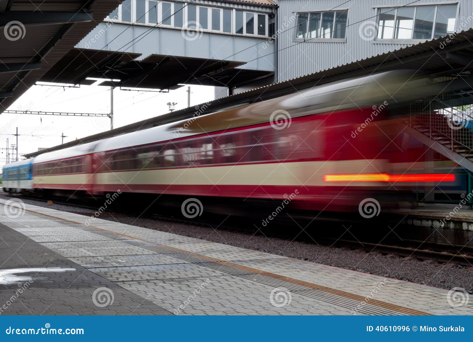 Fast czech train stock photo. Image of rail, light, line - 40610996
