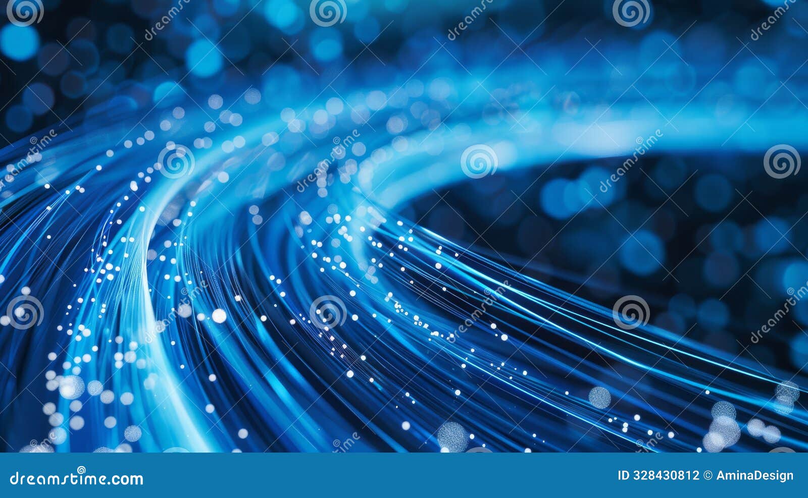 Fast Data Transmission Using Highspeed Fiber Optic Cables with Blue ...