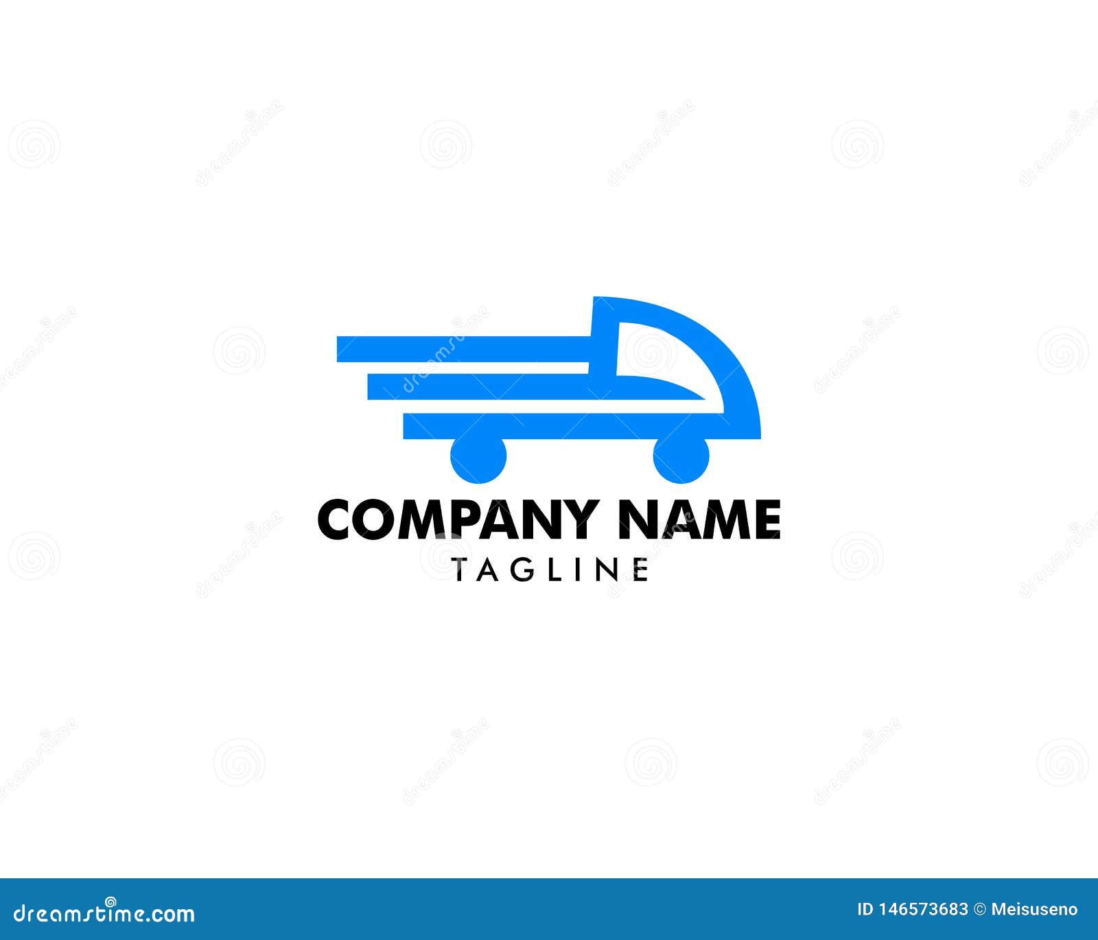 Fast Delivery Car Logo Cargo Design Vector Template Stock Vector ...