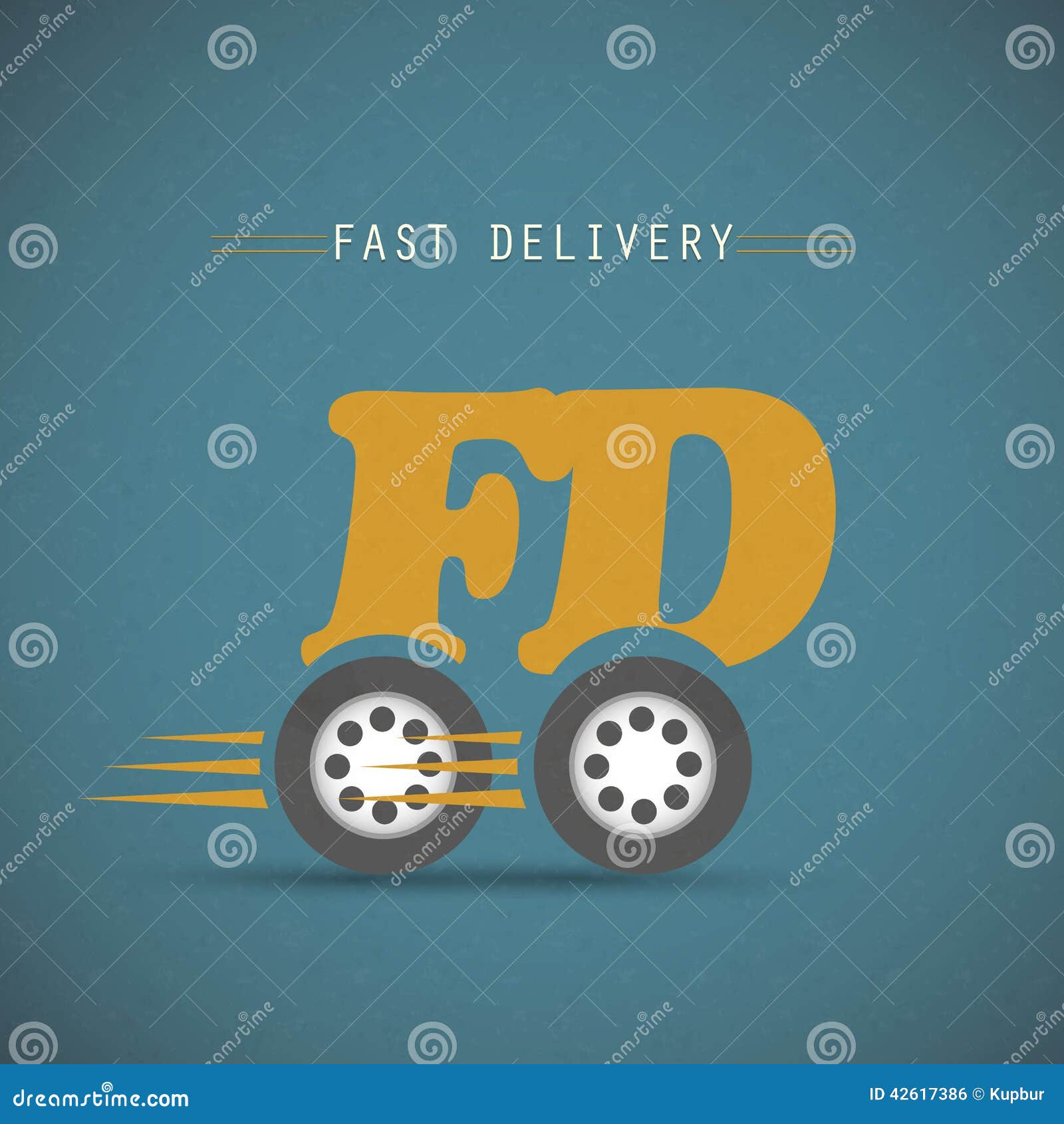 Fast delivery design stock vector. Illustration of transit - 42617386