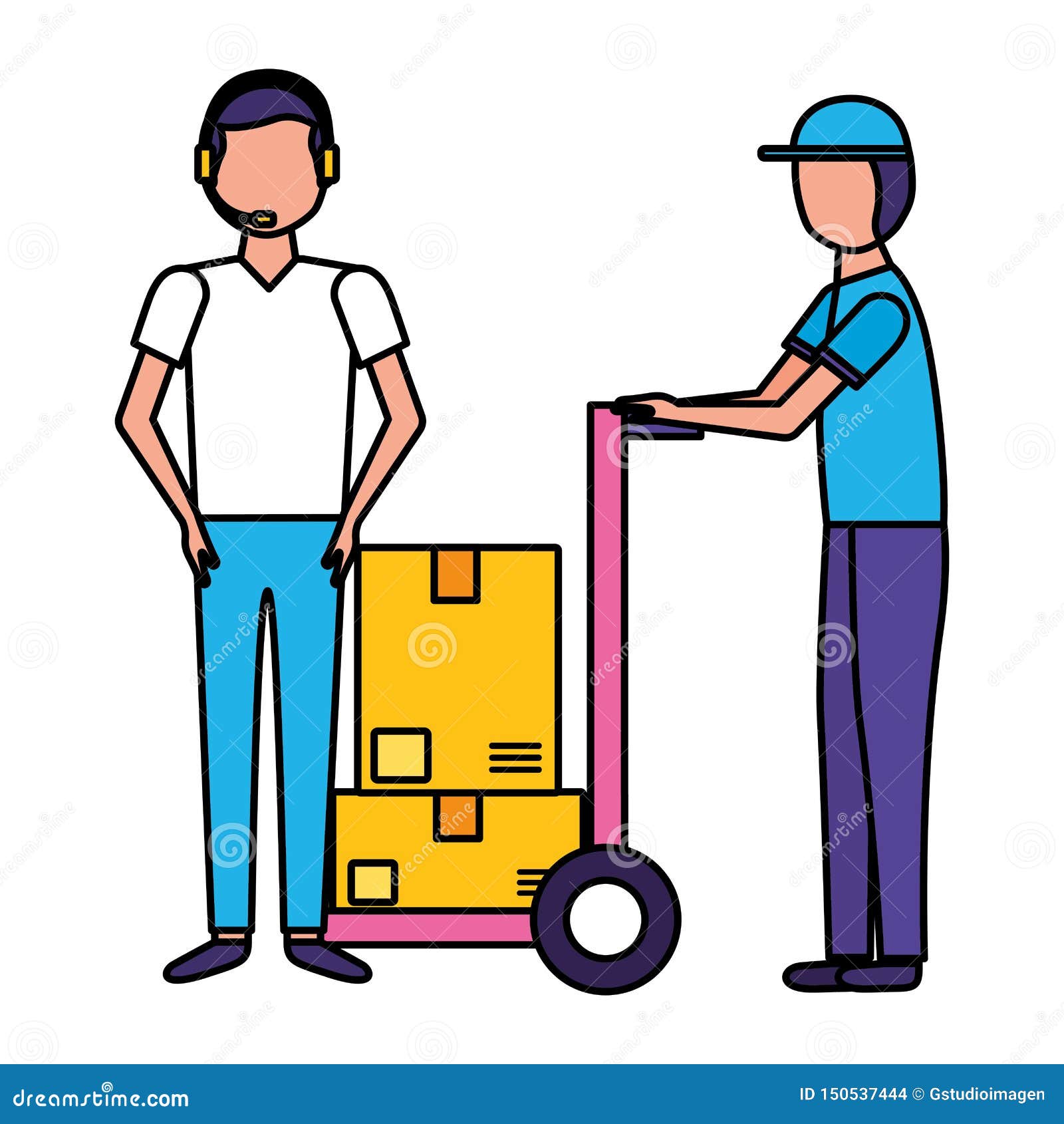 Fast delivery logistic stock illustration. Illustration of shipping ...