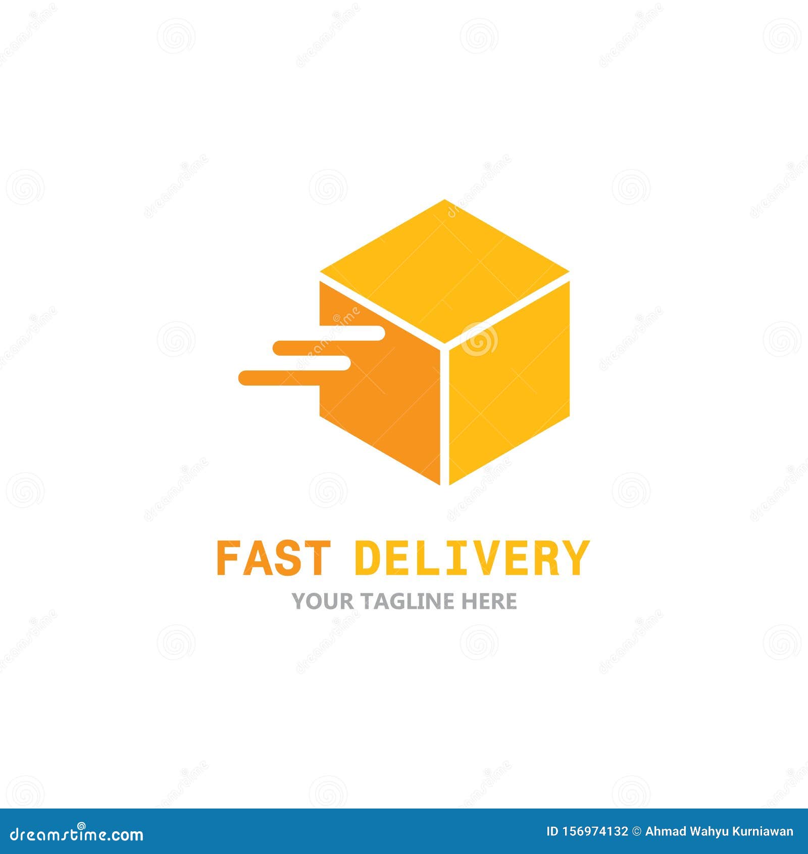 Fast Delivery logo stock vector. Illustration of agency - 156974132