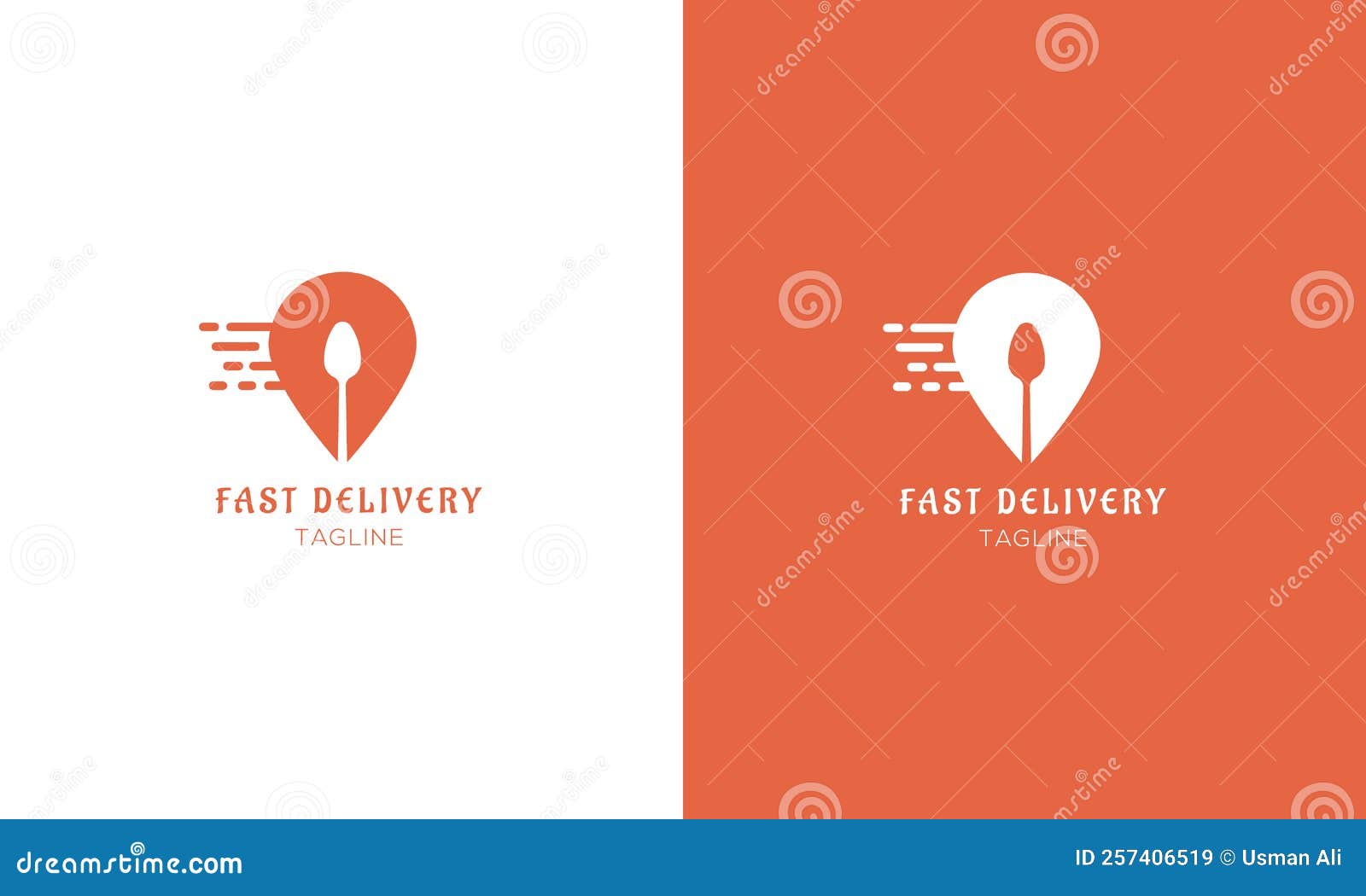Fast Delivery Logo Vector, Restaurant Logo Design Vector Stock Vector ...