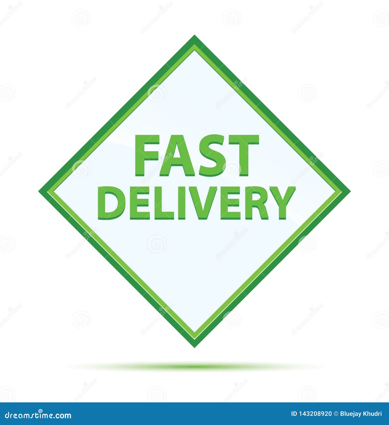 Fast Delivery Modern Abstract Green Diamond Button Stock Illustration ...
