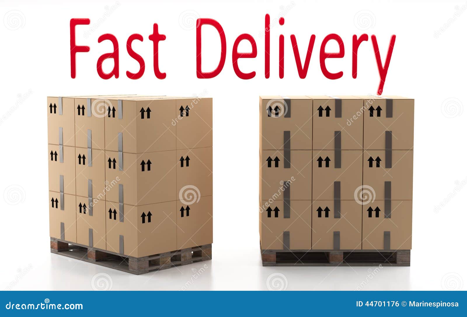 Fast Delivery stock illustration. Illustration of commerce - 44701176