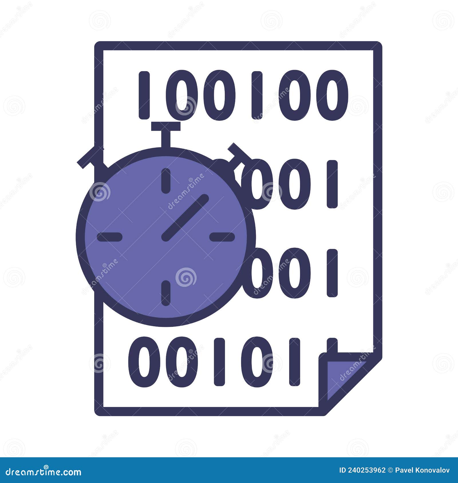 Fast Development Icon stock vector. Illustration of catconnections ...
