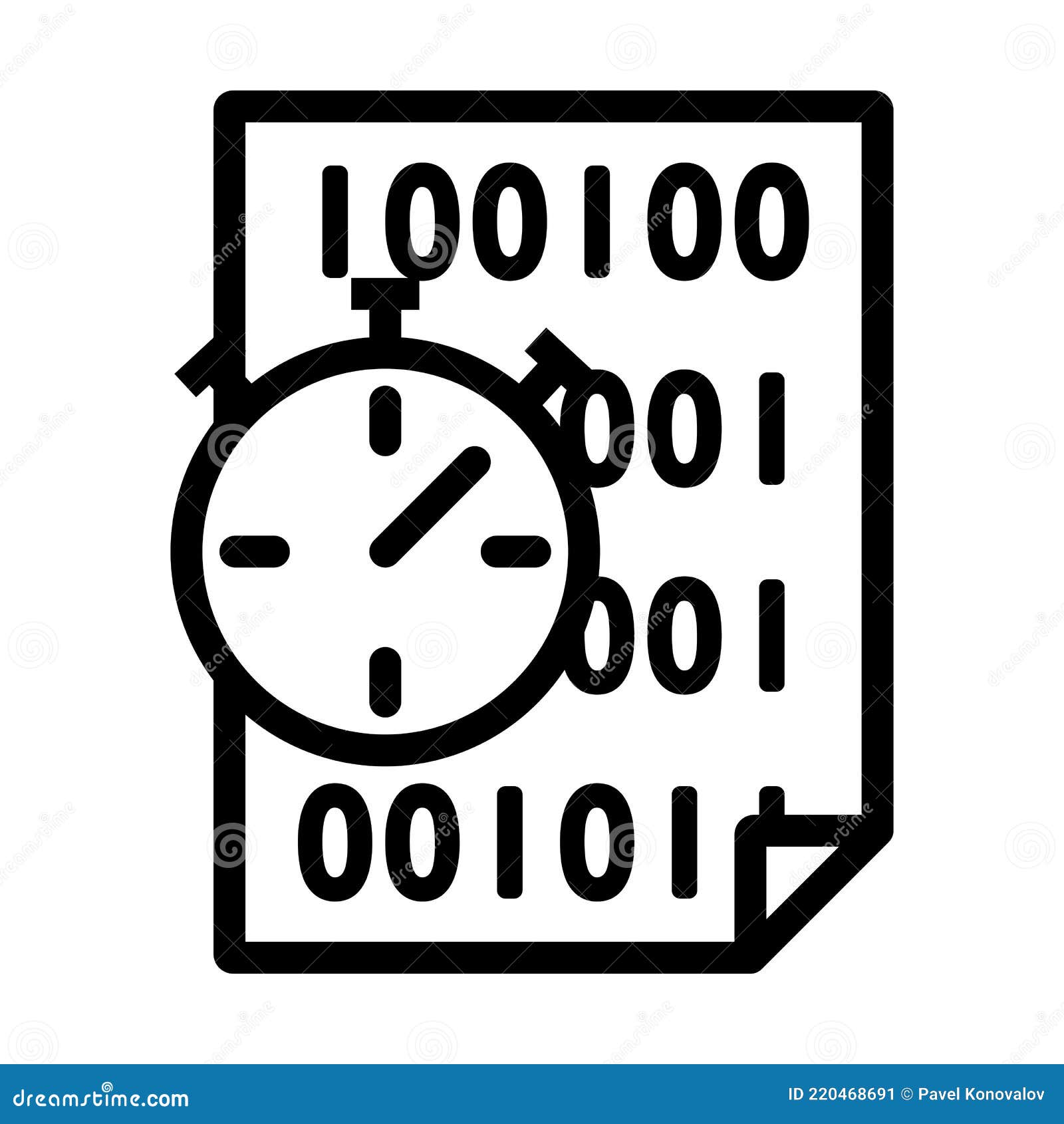 Fast Development Icon stock vector. Illustration of data - 220468691