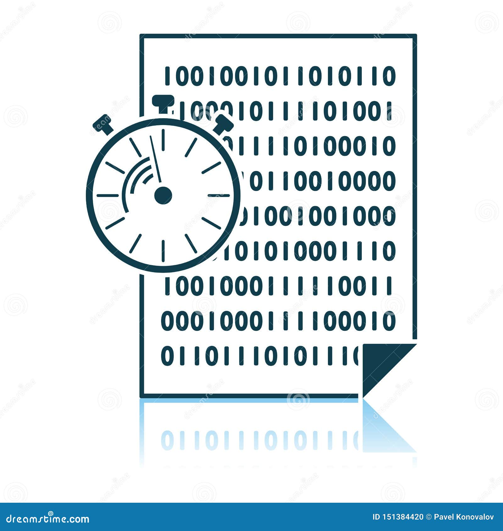 Fast Development Icon stock vector. Illustration of computer - 151384420