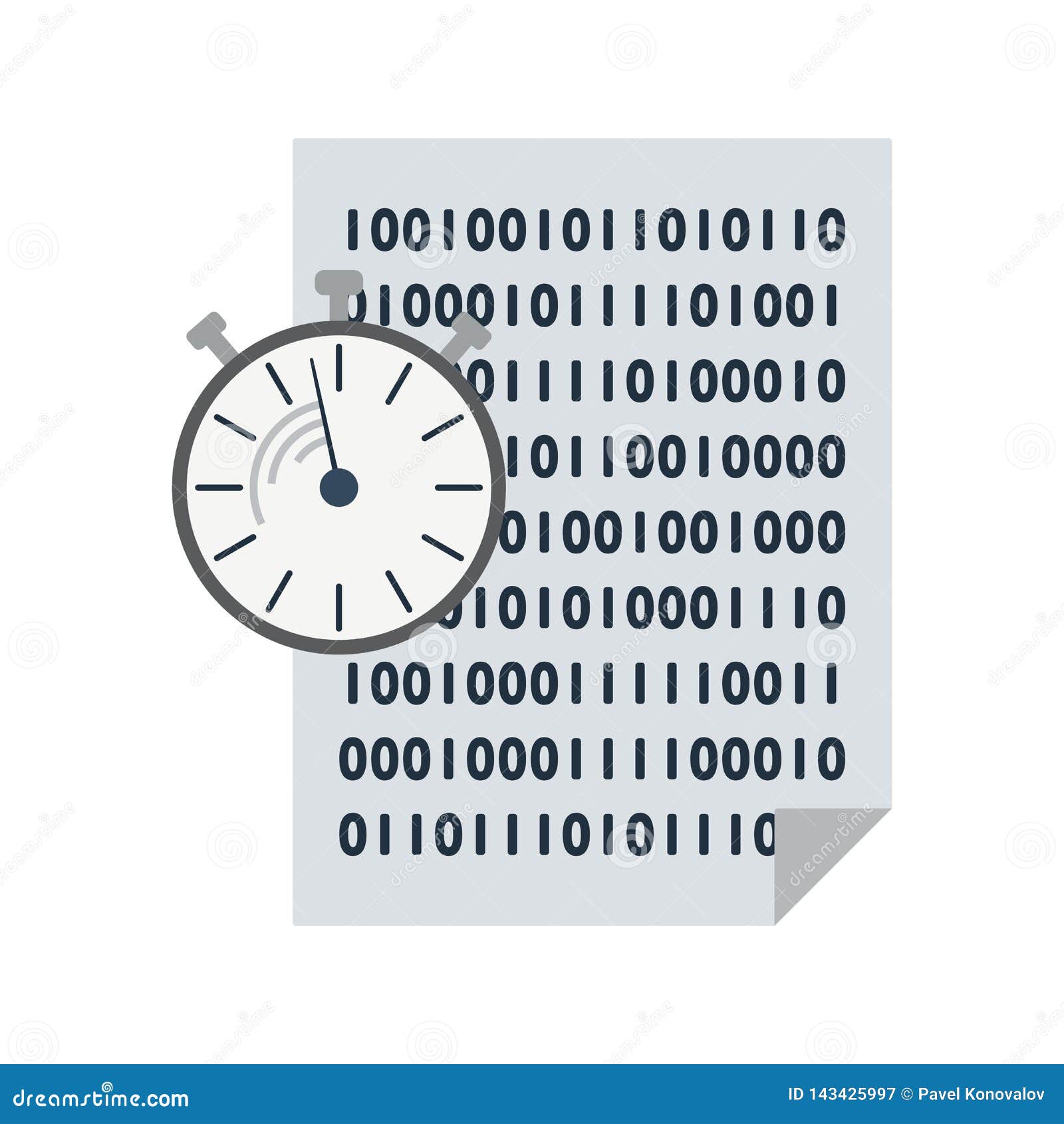 Fast Development Icon stock vector. Illustration of logo - 143425997