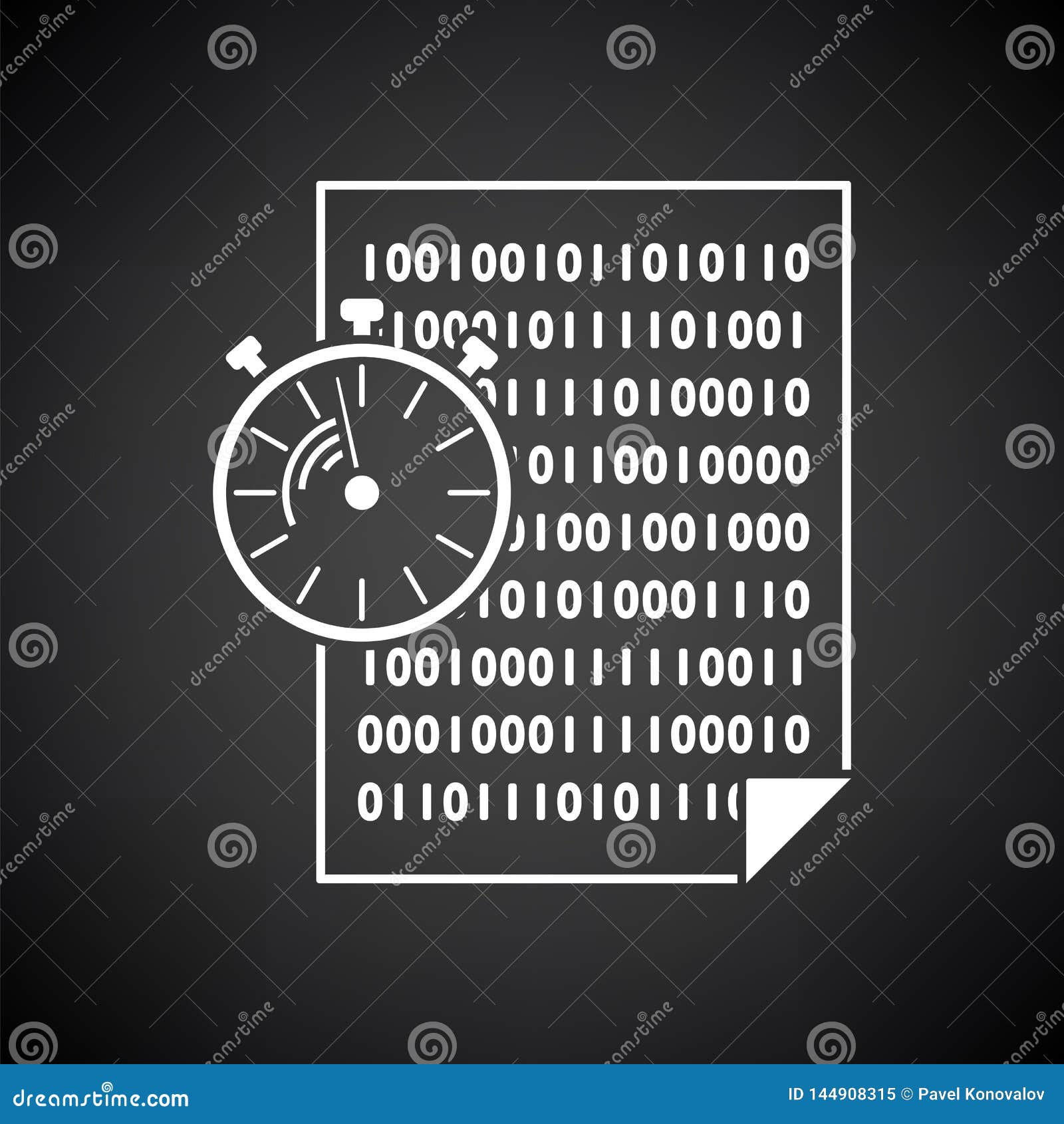 Fast Development Icon stock vector. Illustration of code - 144908315