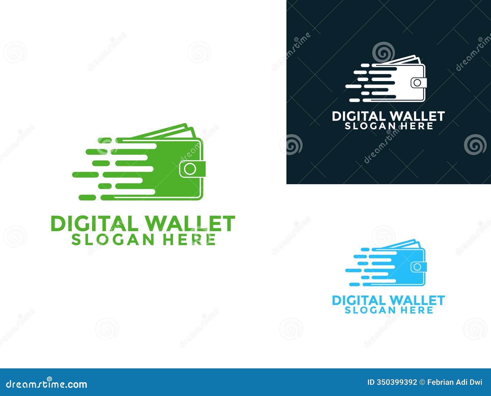 Fast Digital Wallet Logo Design Template, Digital Money Logo Design ...