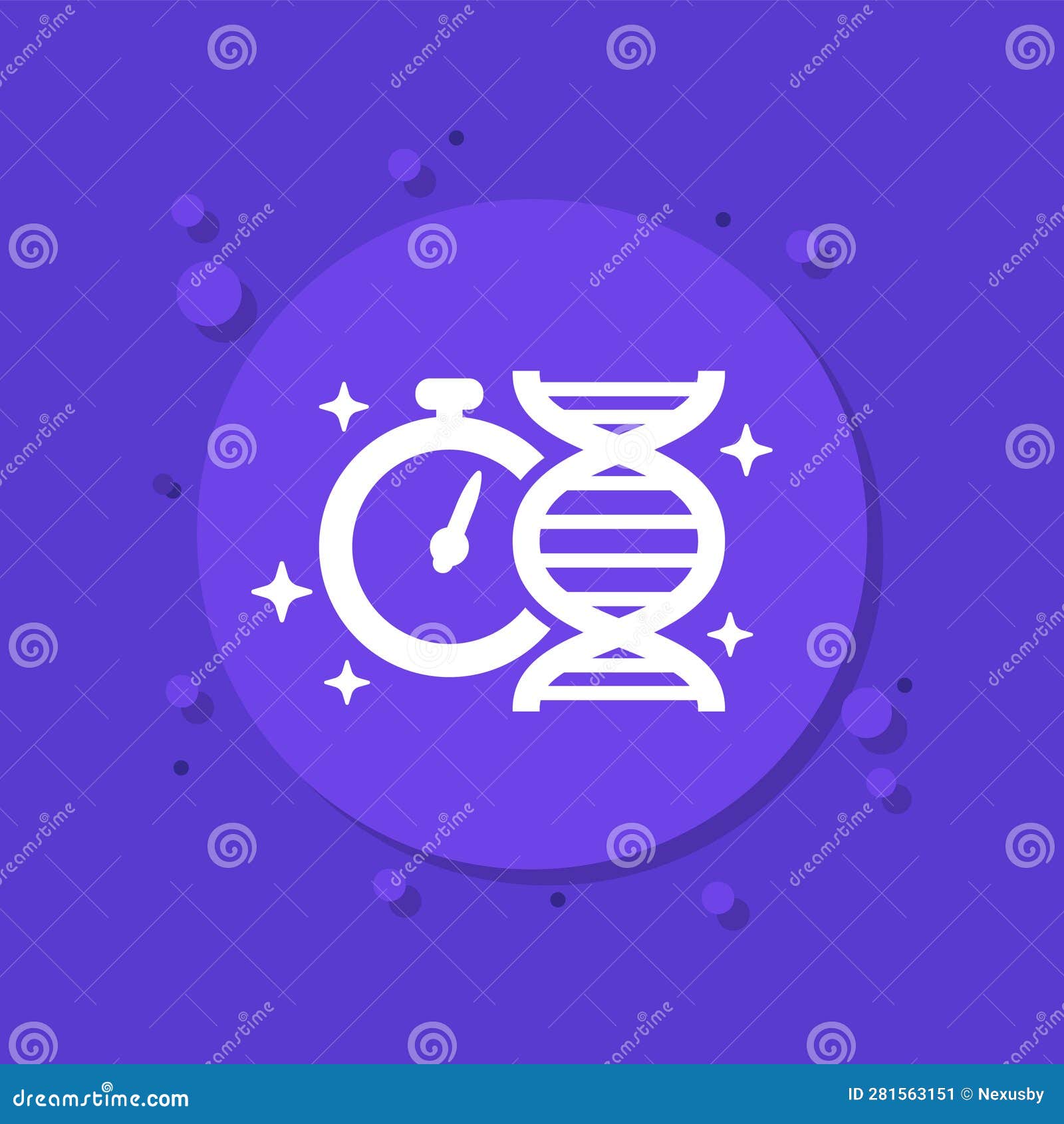 Fast Dna Test, Genetic Testing Icon, Vector Stock Vector - Illustration ...