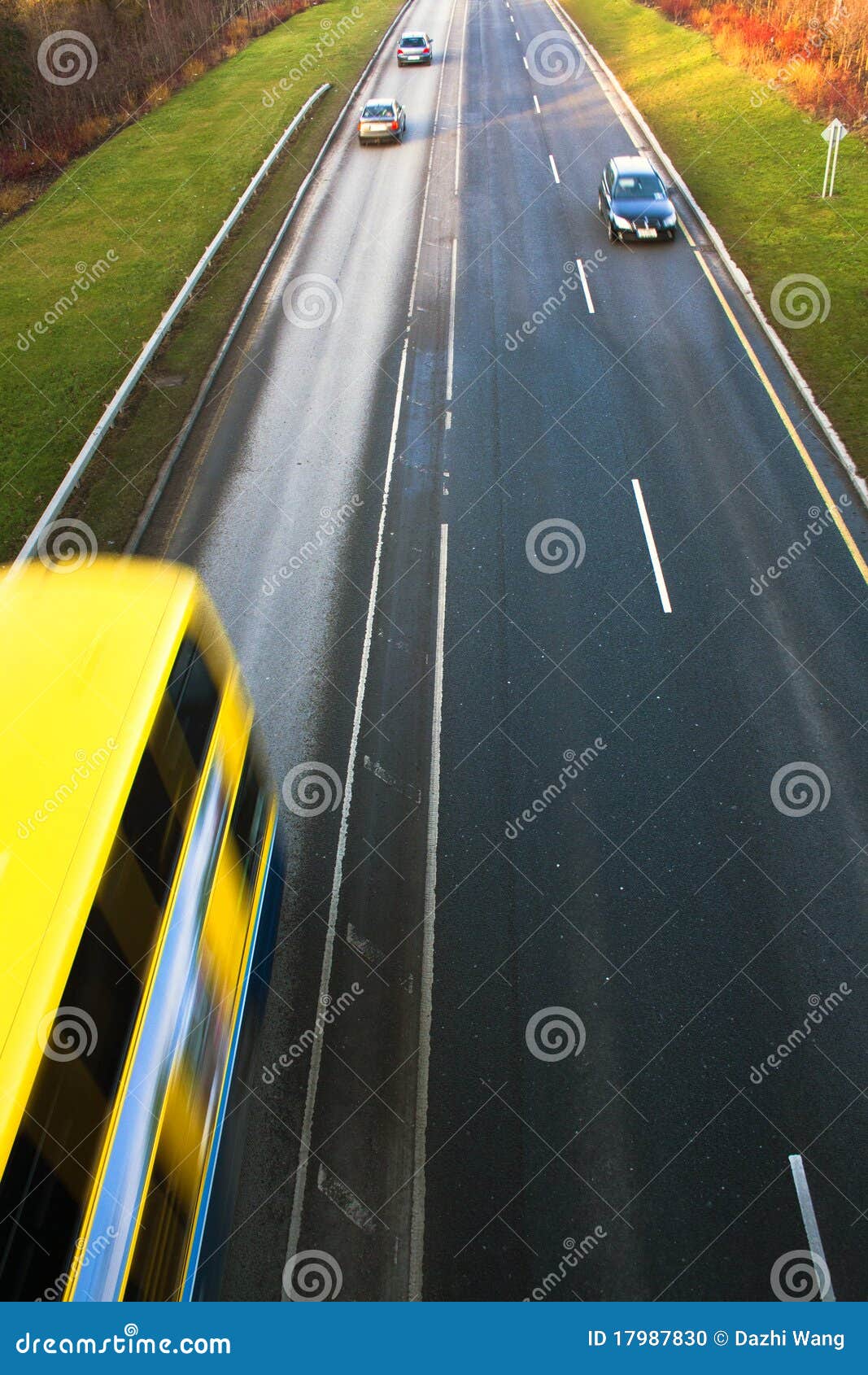 Fast driving cars on road stock photo. Image of moving - 17987830