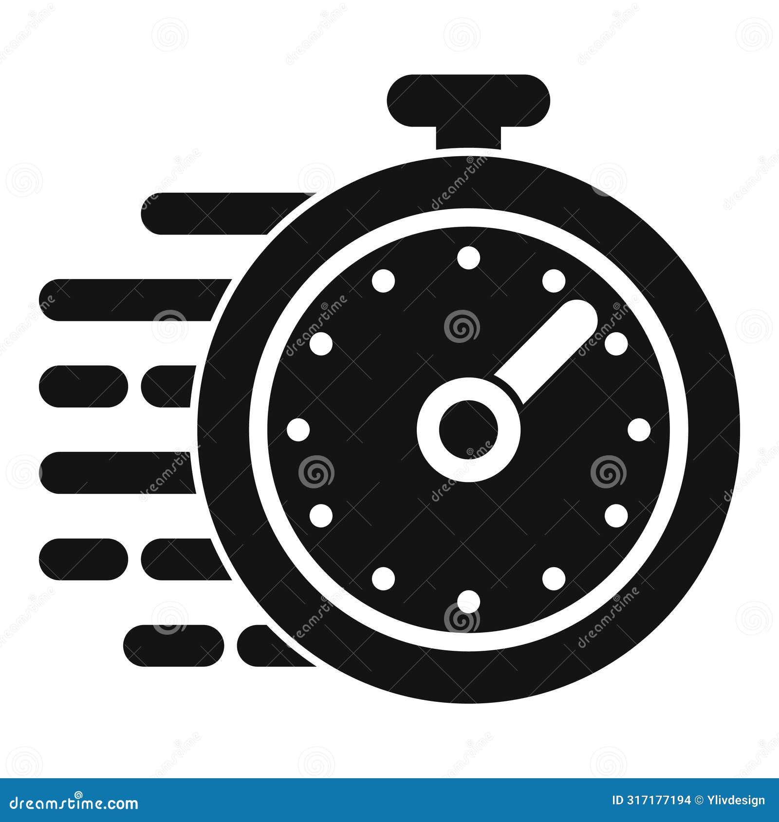 Fast Duration of Deadline Icon Simple Vector. Digital Hour Stock ...