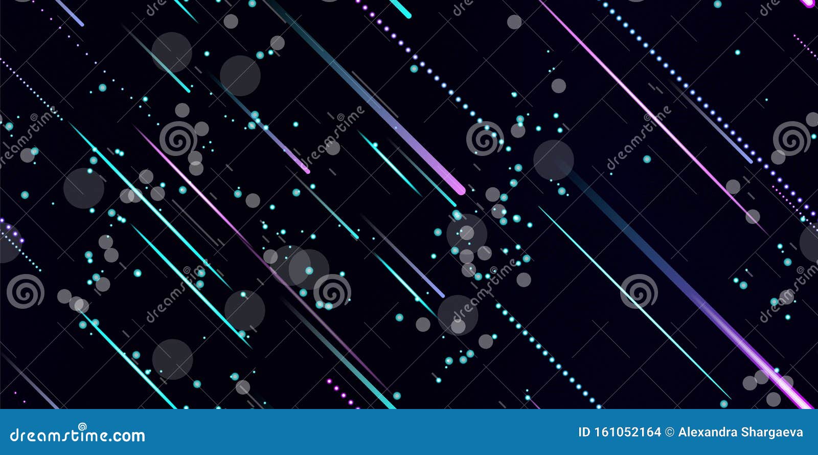 Fast Effect. Motion Neon. Flow Light Movement Stock Vector ...