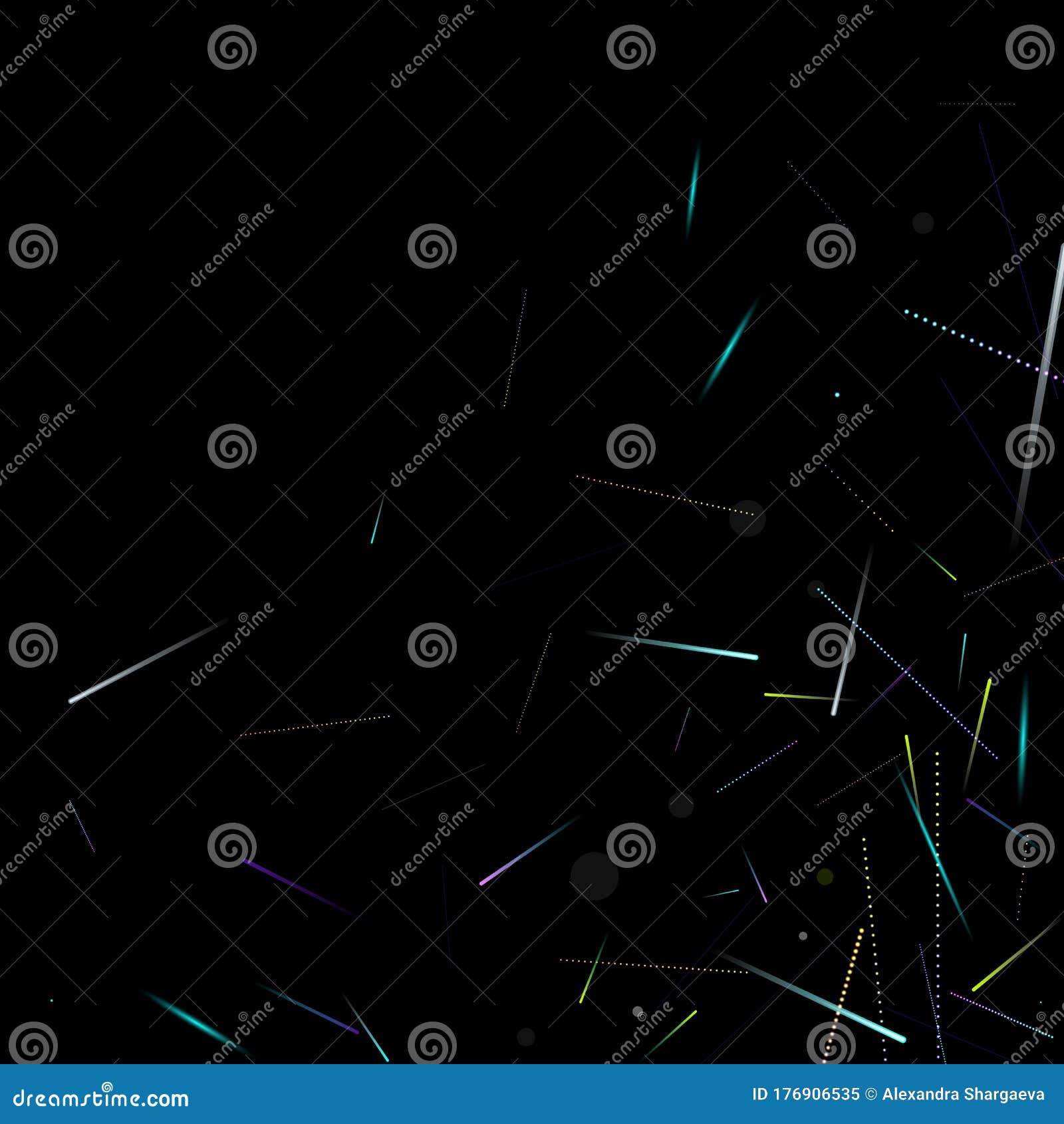 Fast Effect. Motion Neon. Glare Dynamic Stock Vector - Illustration of ...