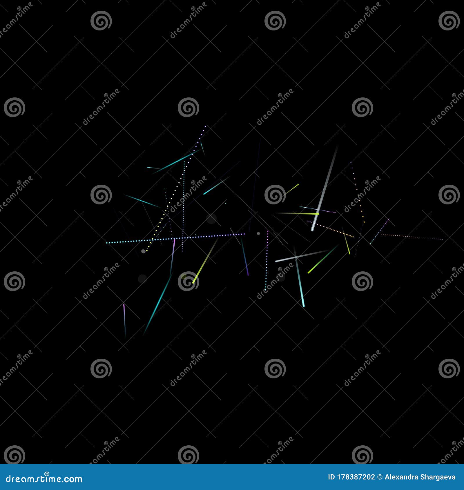 Fast Effect. Motion Neon. Glare Dynamic Stock Vector - Illustration of ...
