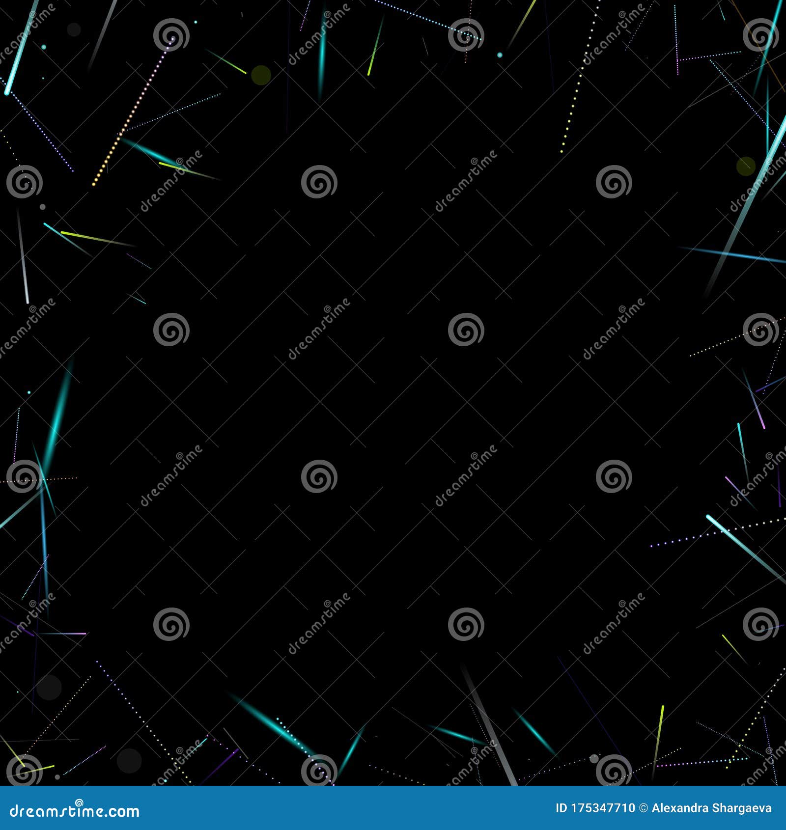 Fast Effect. Motion Neon. Glare Dynamic Stock Illustration ...