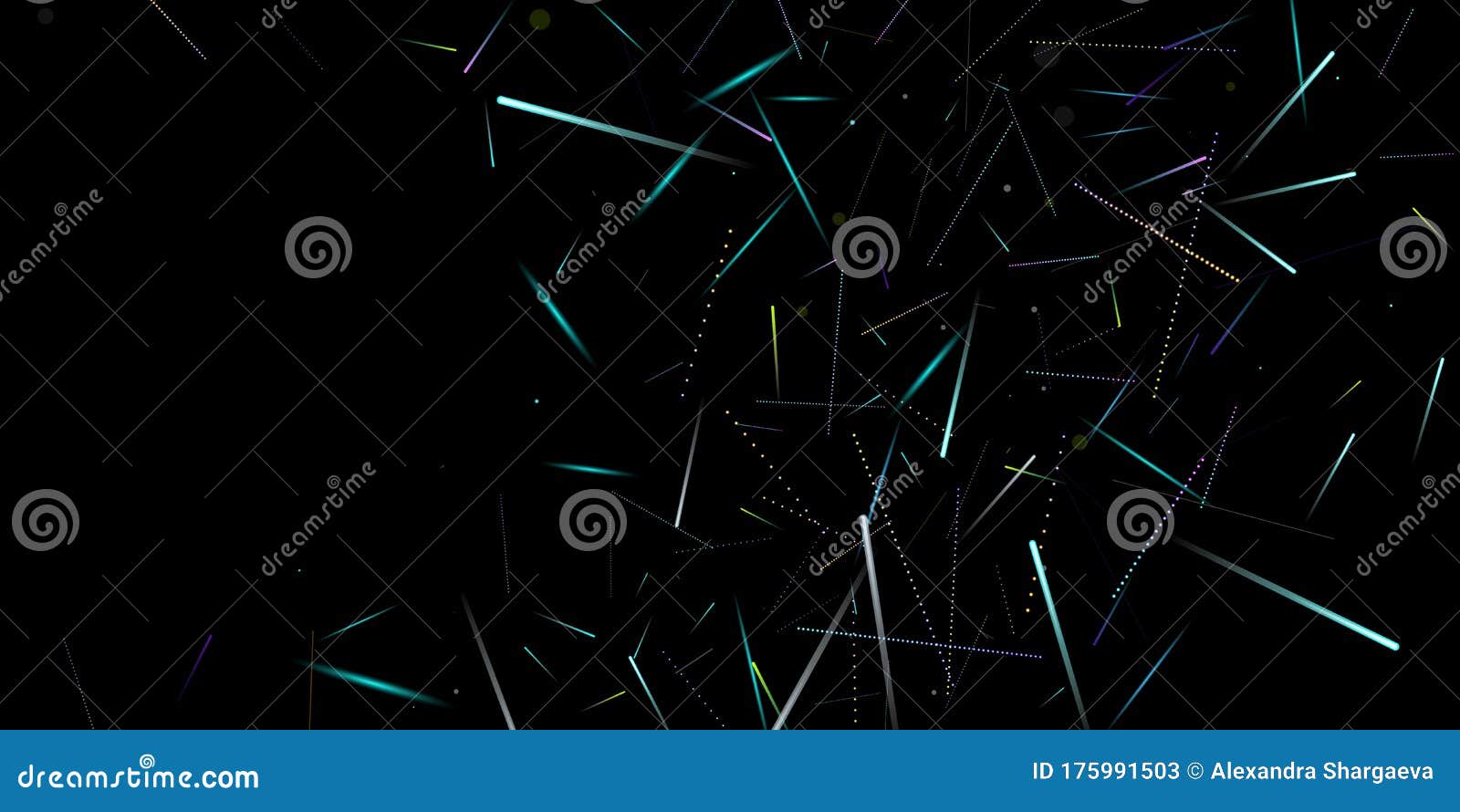 Fast Effect. Motion Neon. Glare Dynamic Stock Vector - Illustration of ...