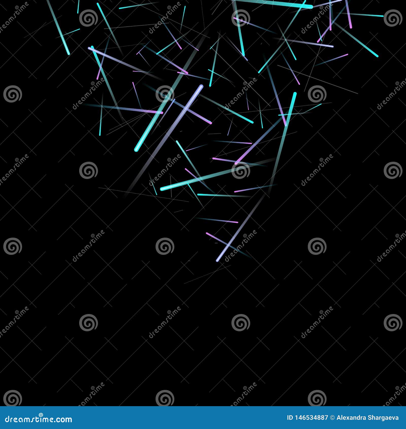 Fast Effect. Motion Neon Light Movement Static Stock Vector ...