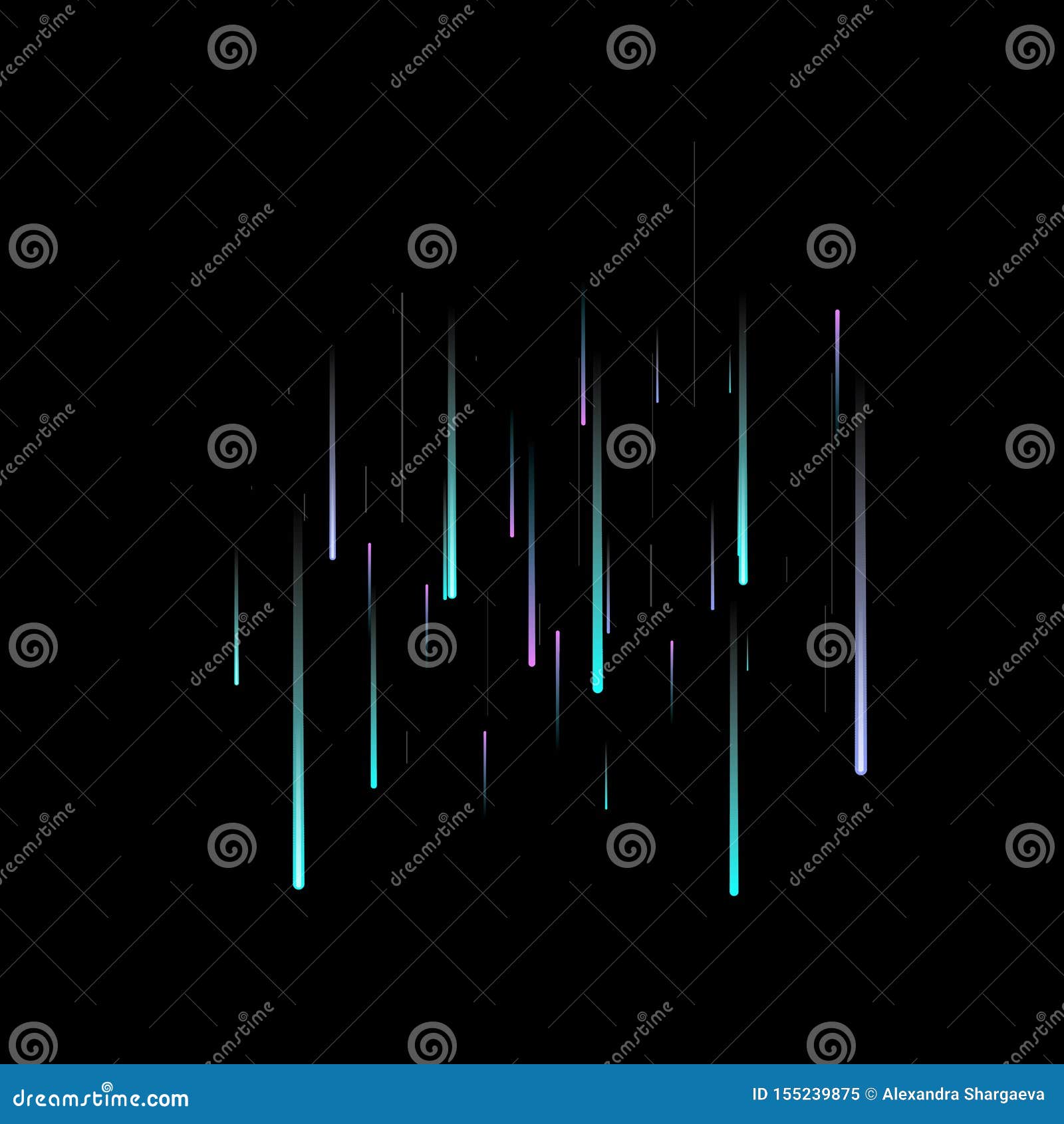 Fast Effect. Motion Neon Light Movement Static Stock Vector ...